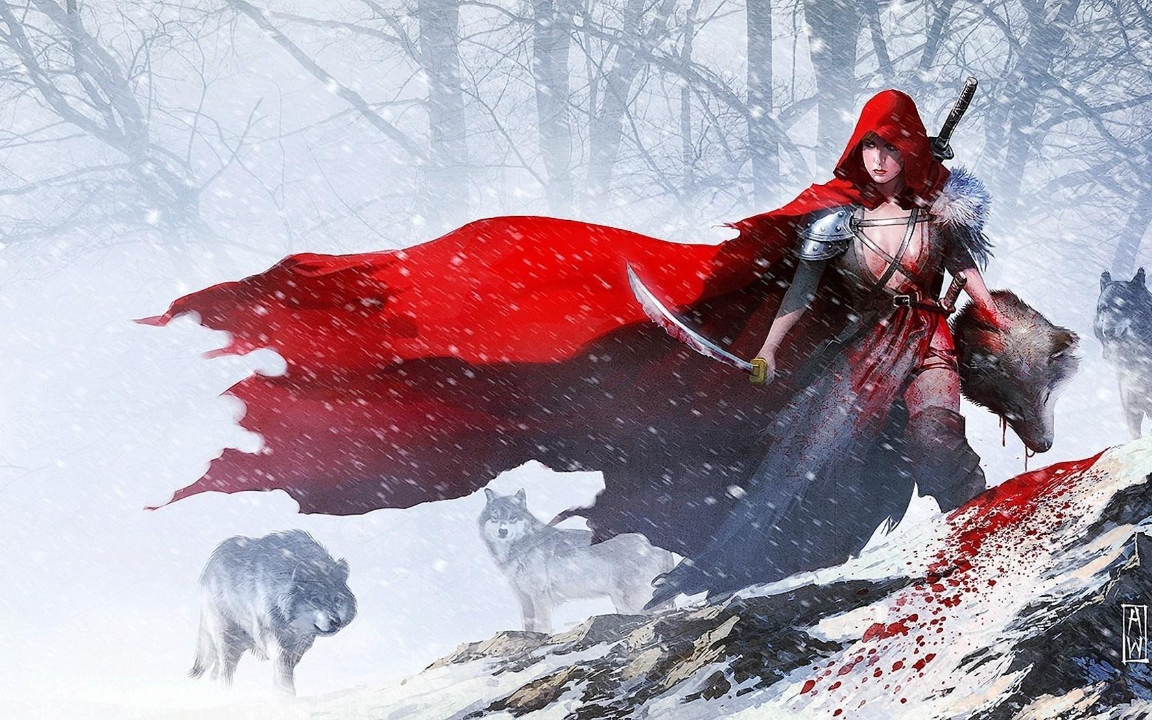 Red Riding Hood Wallpapers - Top Free Red Riding Hood Backgrounds ...
