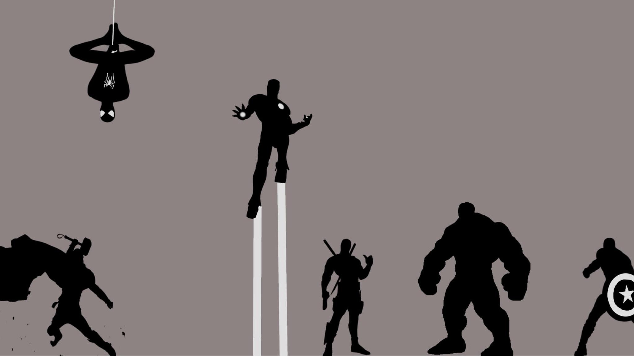 Avengers Black and White Wallpapers - Top Free Avengers Black and White ...