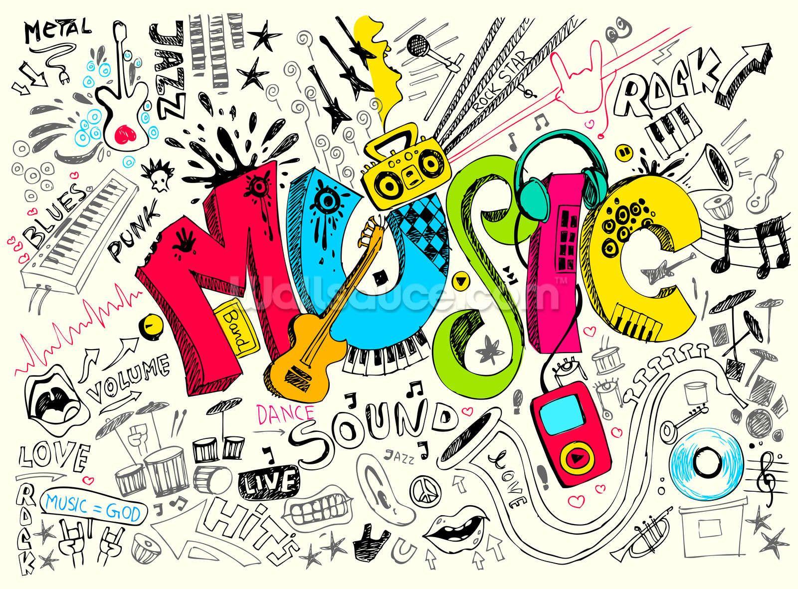 Music Doodle Wallpapers - Top Free Music Doodle Backgrounds ...