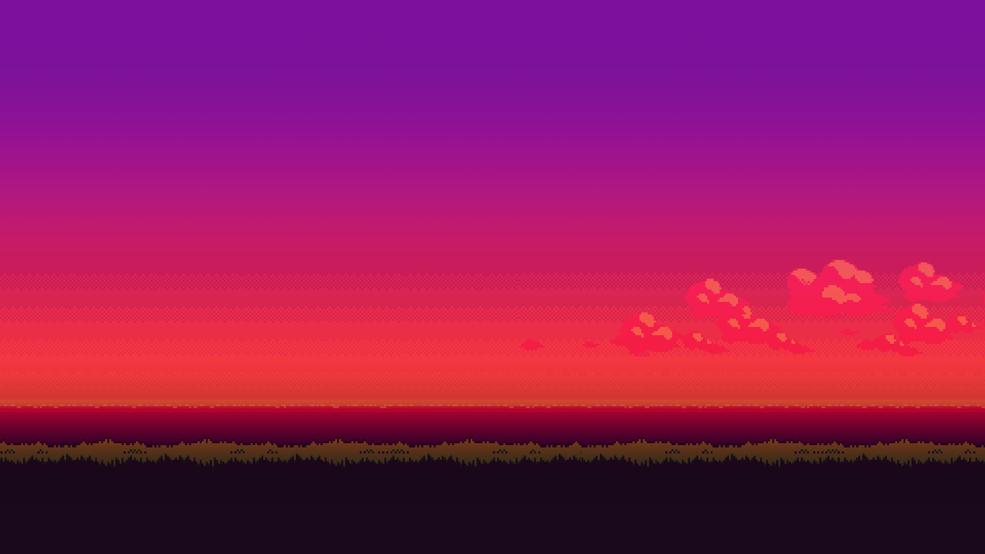 Pixel Landscape Wallpapers - Top Free Pixel Landscape Backgrounds - WallpaperAccess