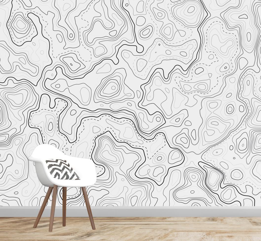 Black and White Topo Wallpapers - Top Free Black and White Topo ...