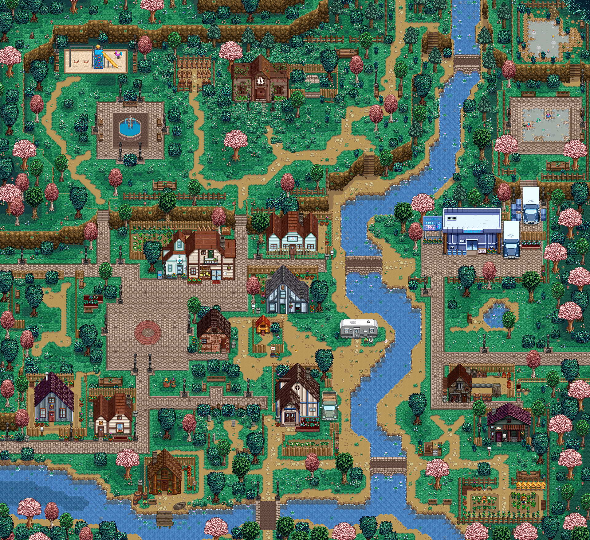 Stardew Valley Map Wallpapers - Top Free Stardew Valley Map Backgrounds ...