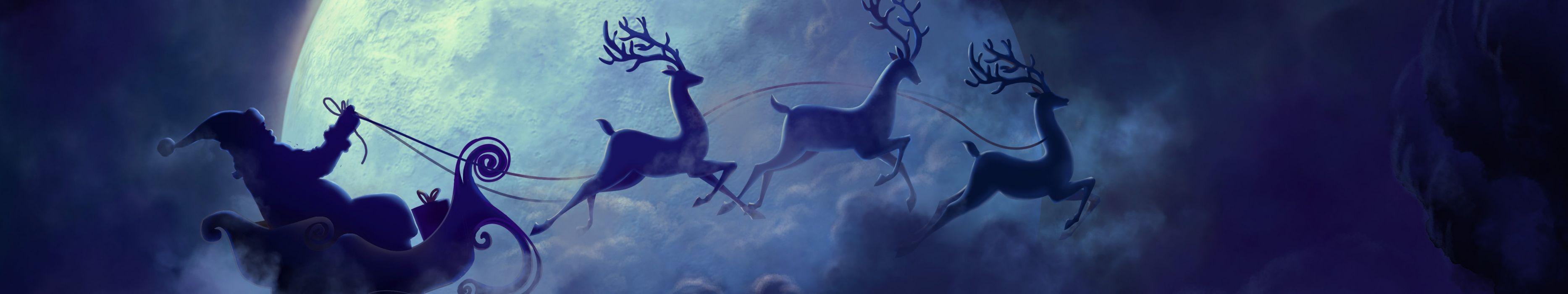 Triple Monitor Christmas Wallpapers - Top Free Triple Monitor Christmas ...