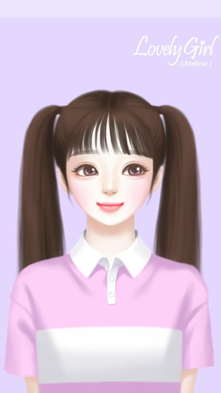 Beautiful Girl Cartoon Wallpapers - Top Free Beautiful Girl Cartoon ...