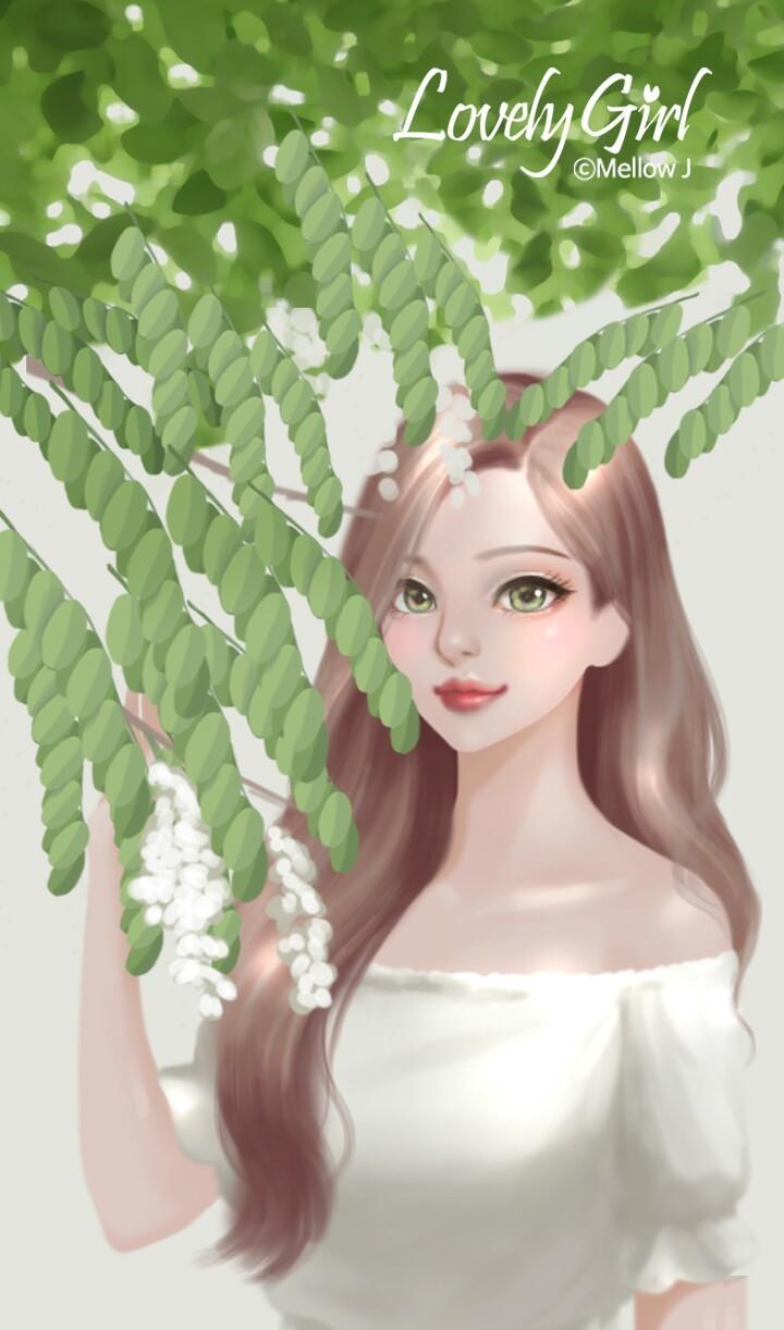 Beautiful Girl Cartoon Wallpapers - Top Free Beautiful Girl Cartoon ...