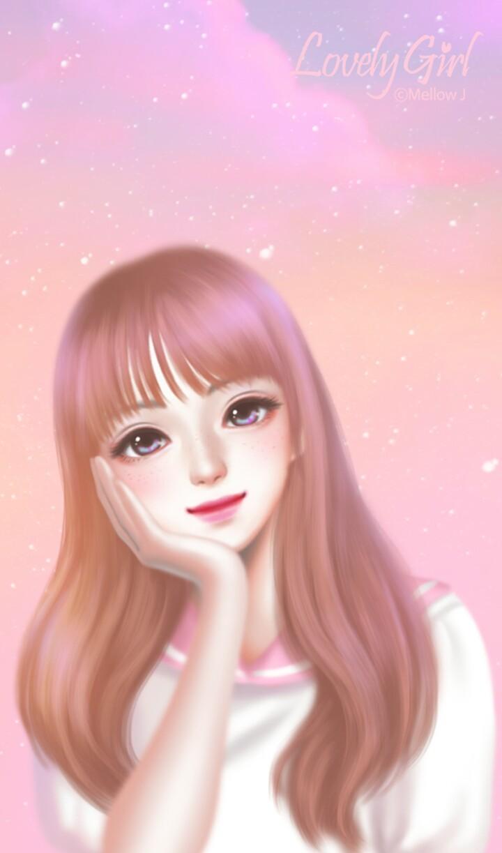 Beautiful Girl Cartoon Wallpapers - Top Free Beautiful Girl Cartoon ...