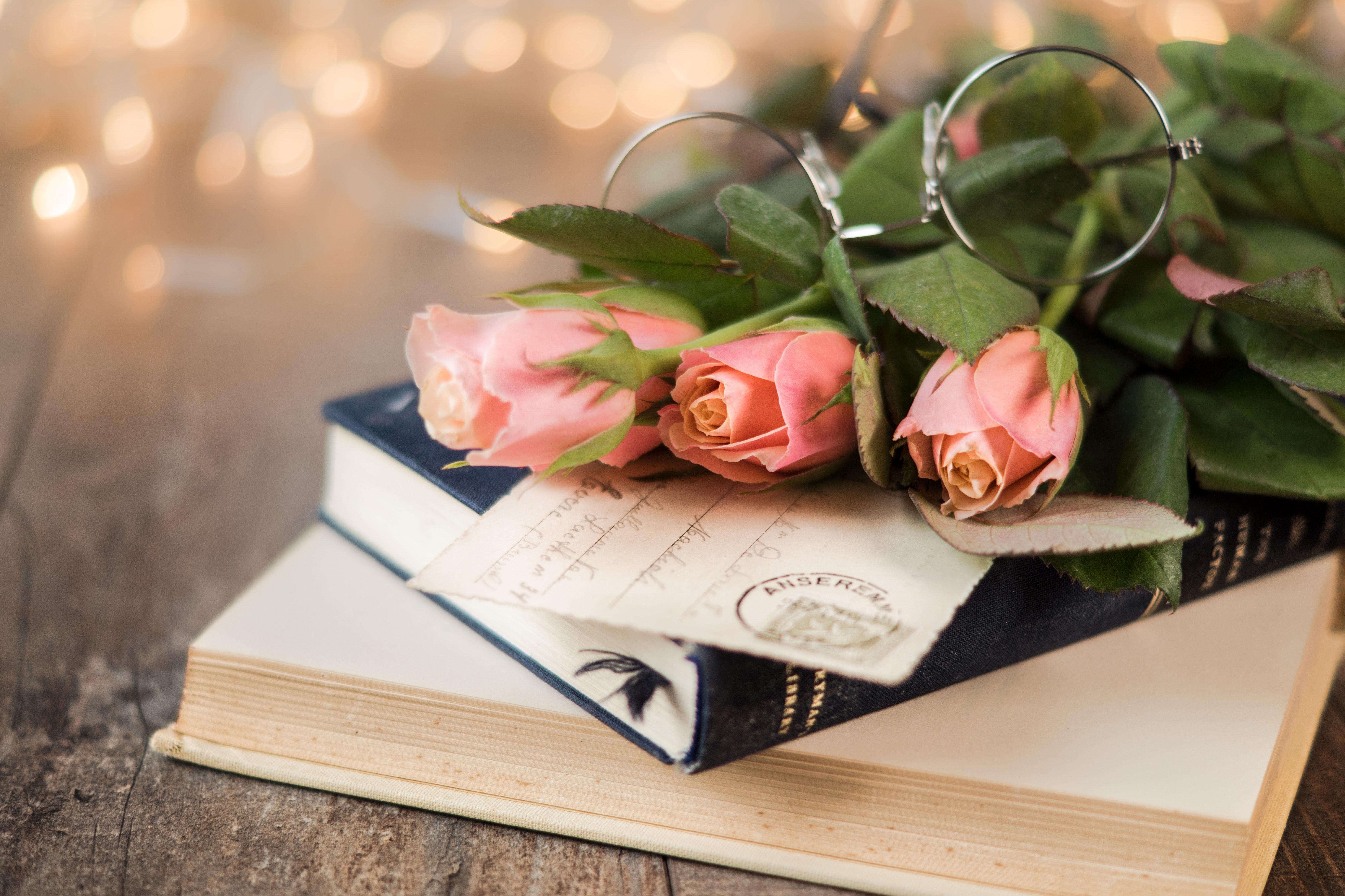 Flowers and Book Wallpapers - Top Free Flowers and Book Backgrounds ...