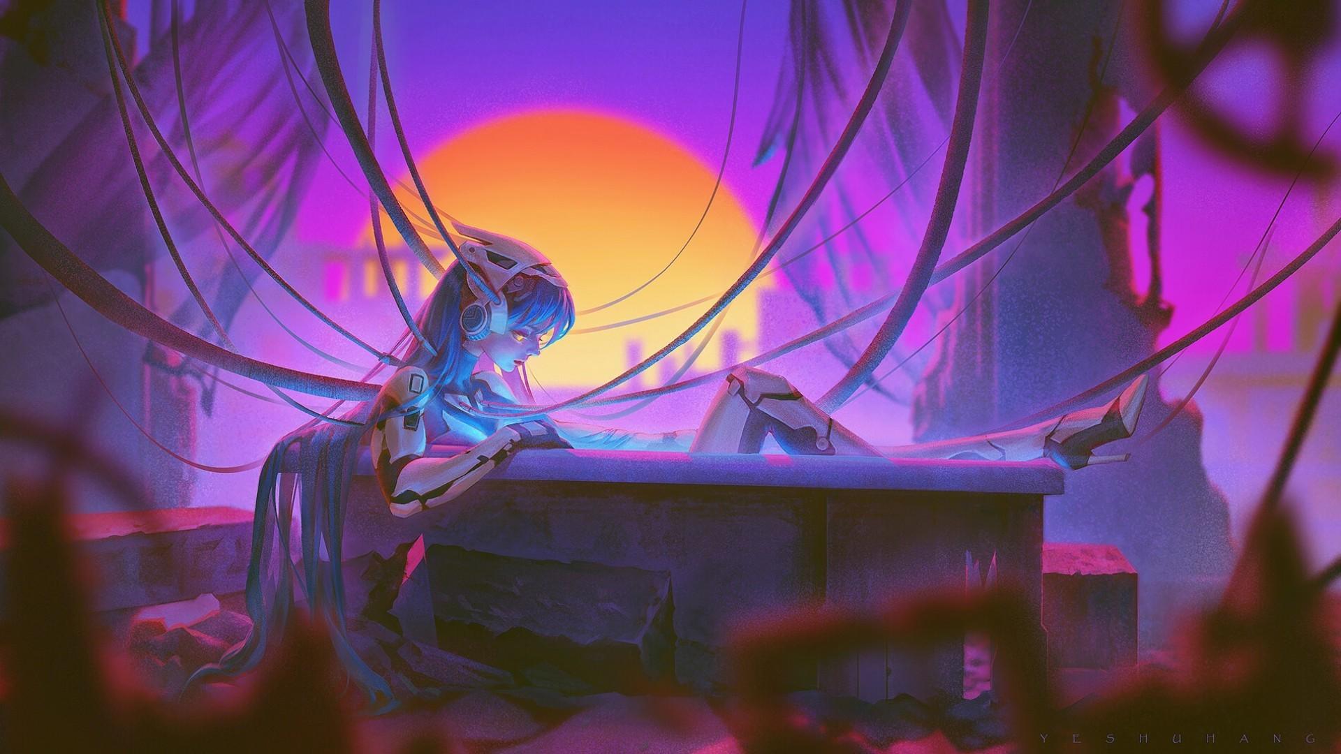 Neon Light Anime Wallpapers - Top Free Neon Light Anime Backgrounds ...