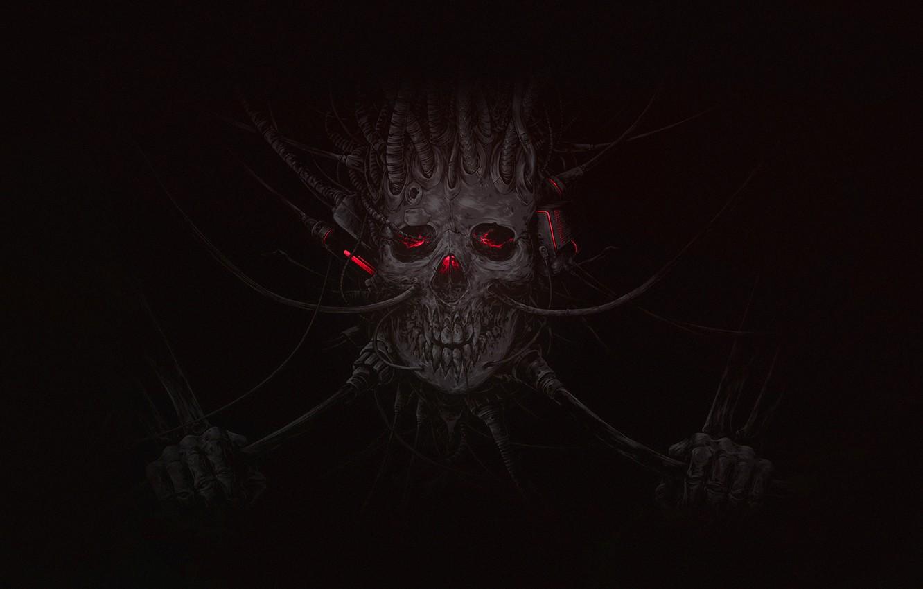 Cyber Skull Wallpapers - Top Free Cyber Skull Backgrounds - WallpaperAccess