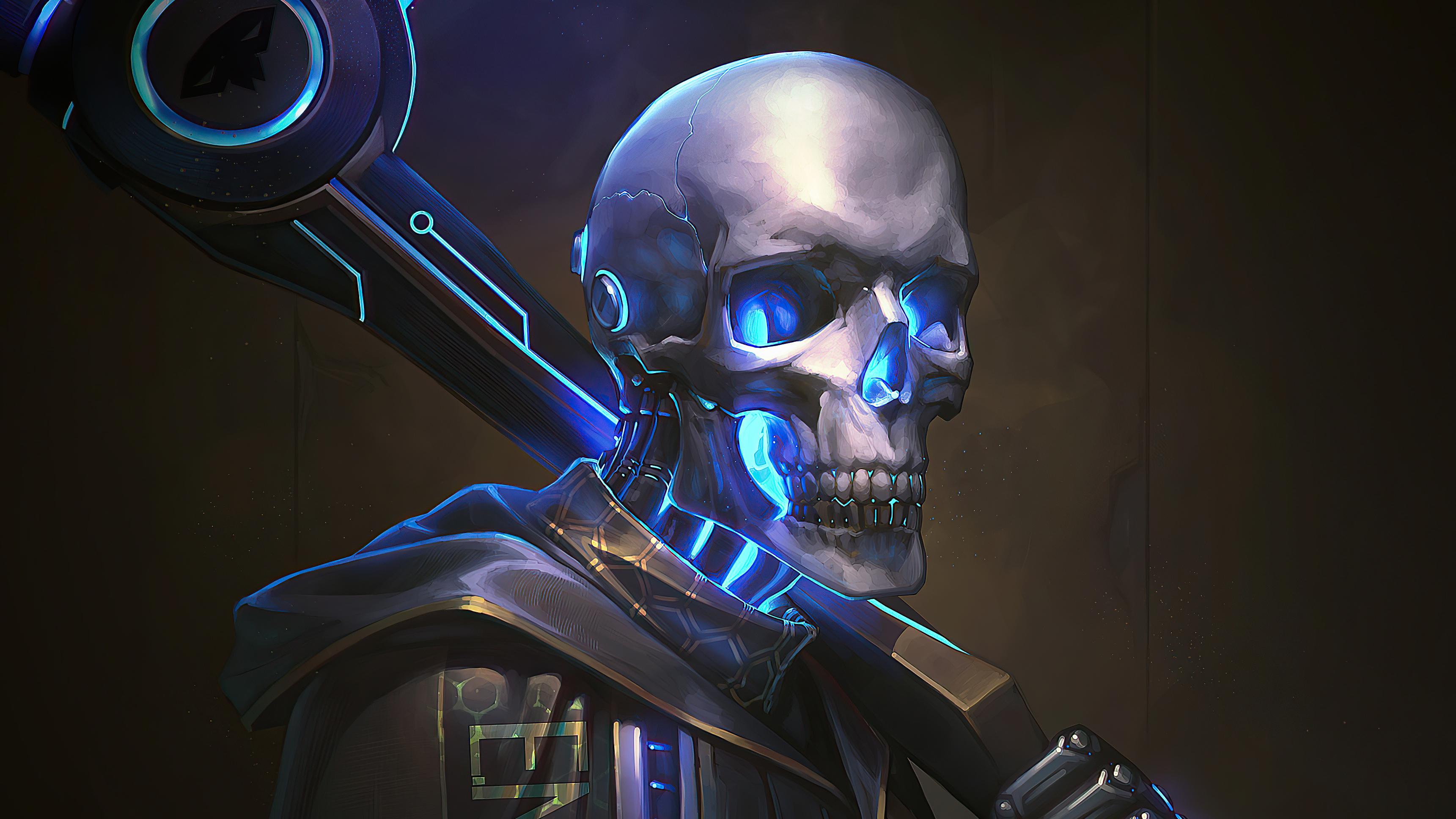 Cyber Skull Wallpapers - Top Free Cyber Skull Backgrounds - WallpaperAccess
