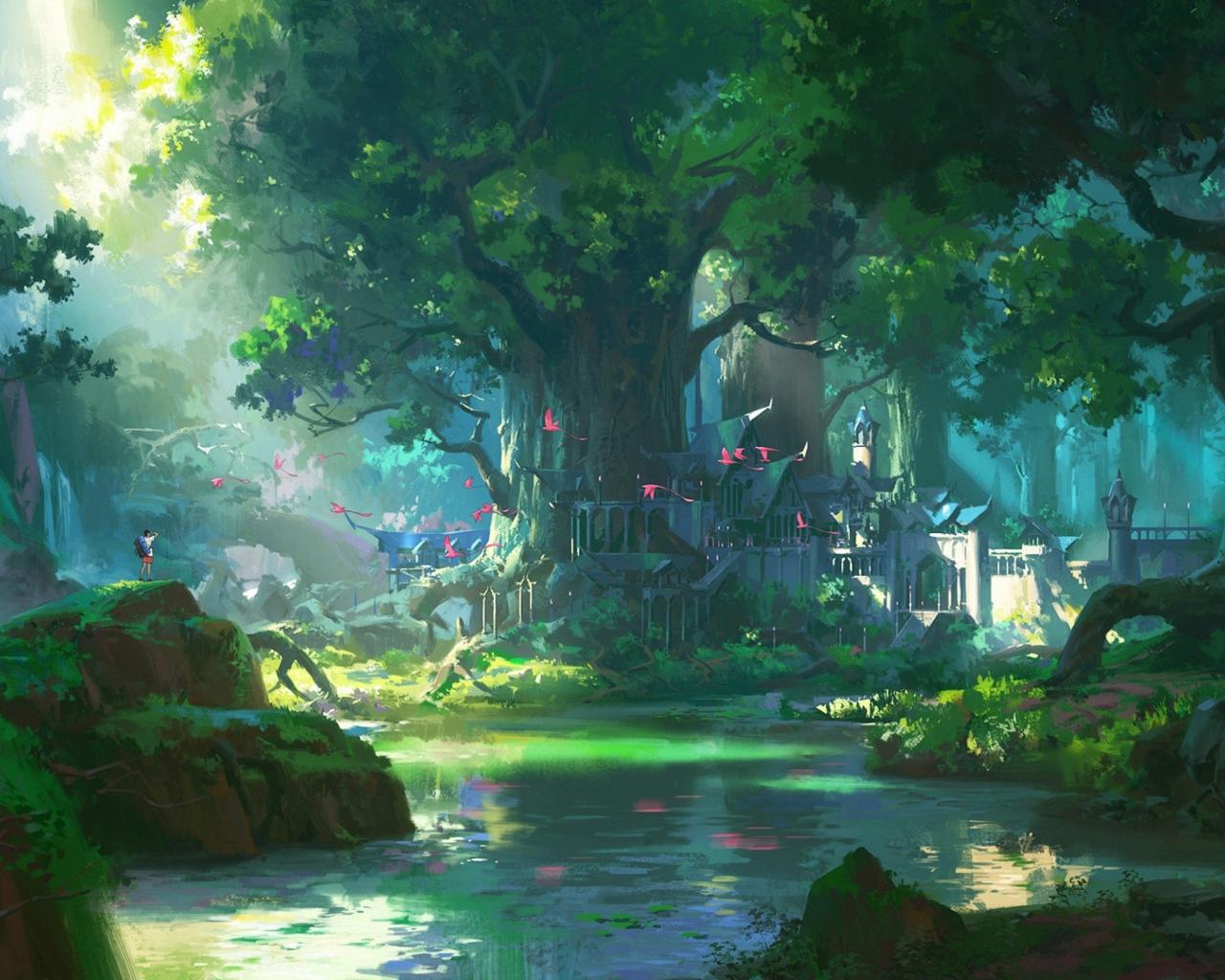 Cute Cartoon Forest Wallpapers - Top Free Cute Cartoon Forest ...