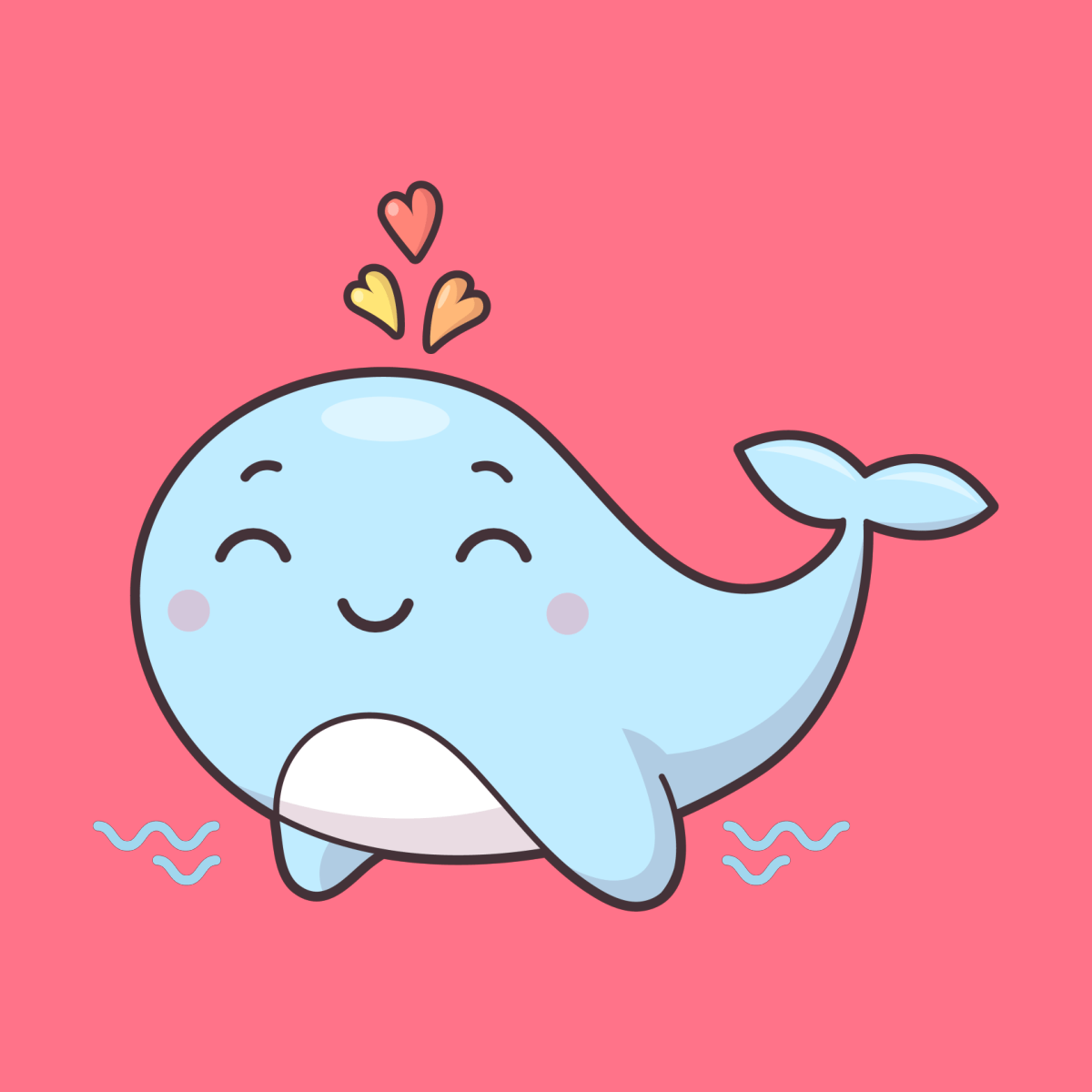 Cute Cartoon Whale Wallpapers - Top Free Cute Cartoon Whale Backgrounds ...