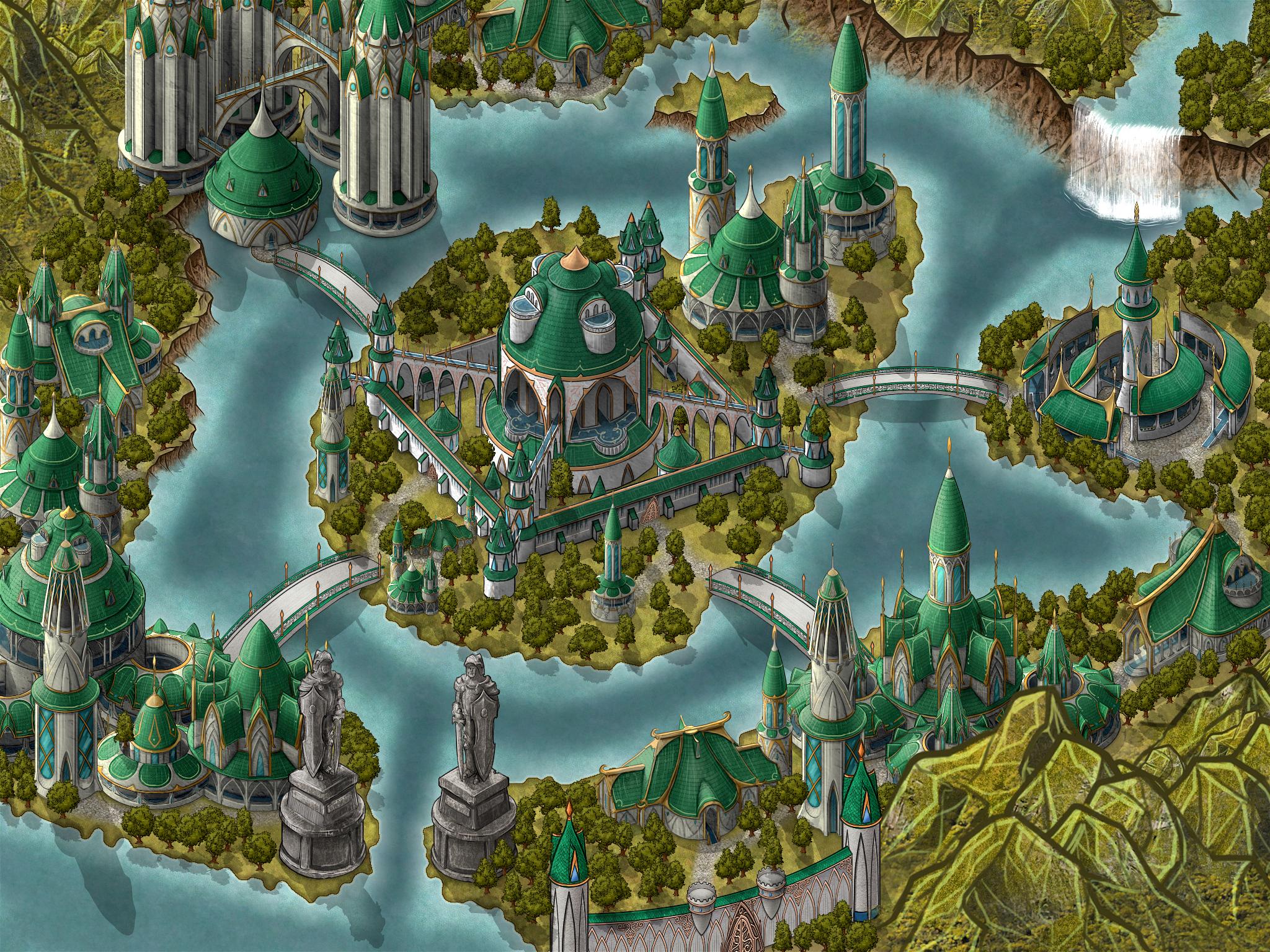 Elven City Wallpapers - Top Free Elven City Backgrounds - WallpaperAccess