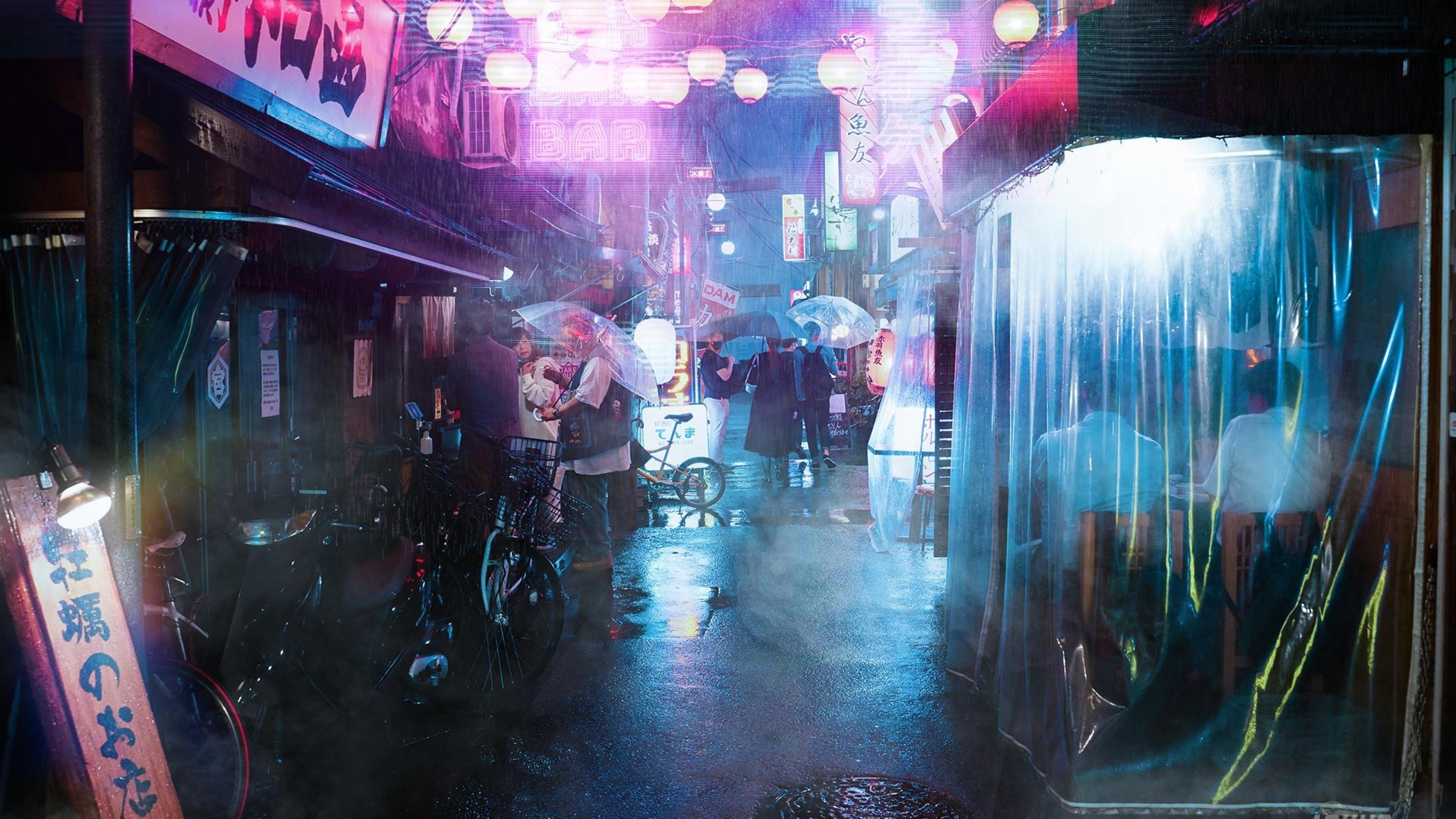 Japan Neon City Wallpapers - Top Free Japan Neon City Backgrounds ...