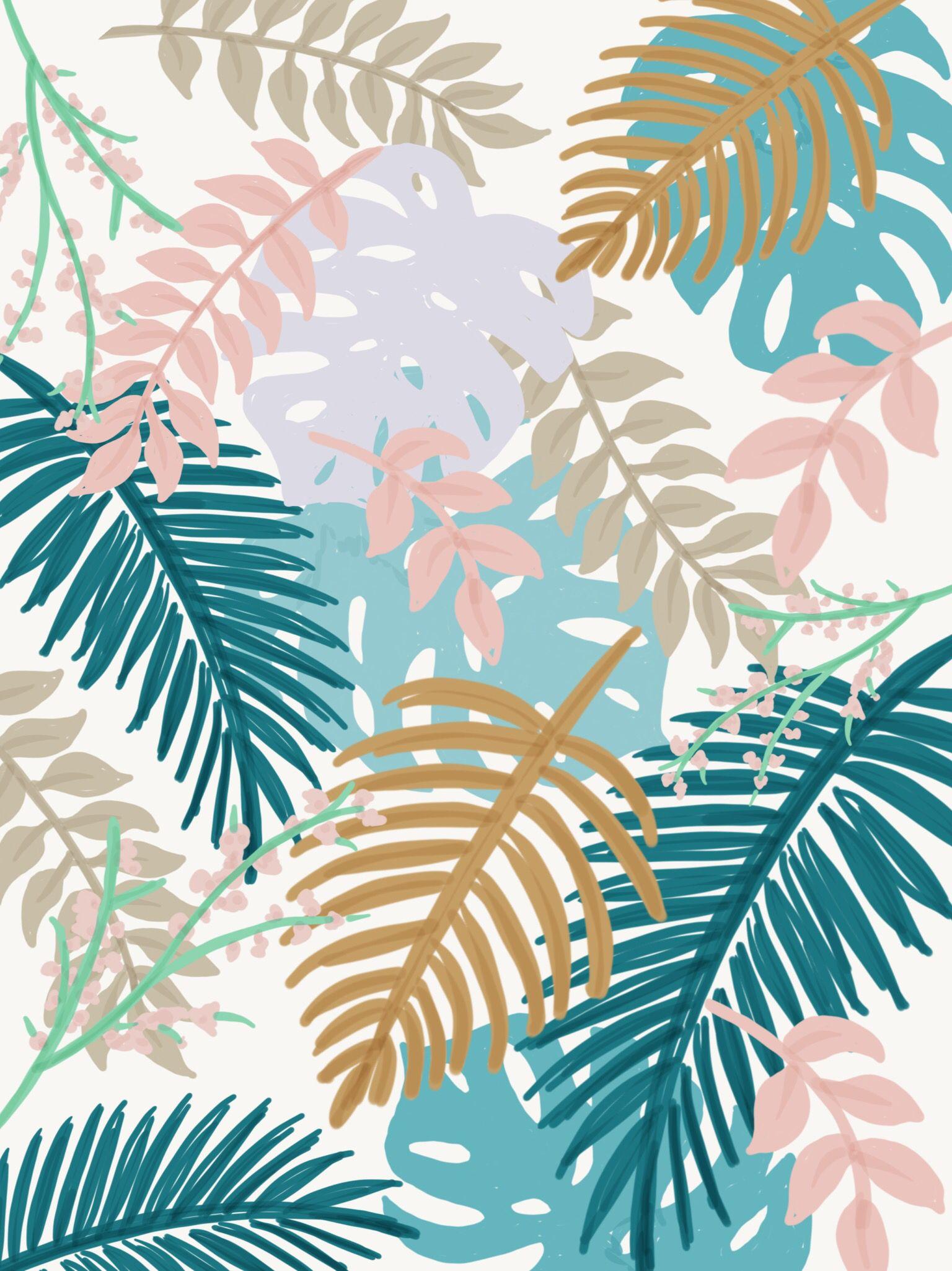 Pastel Leaf Wallpapers - Top Free Pastel Leaf Backgrounds - WallpaperAccess