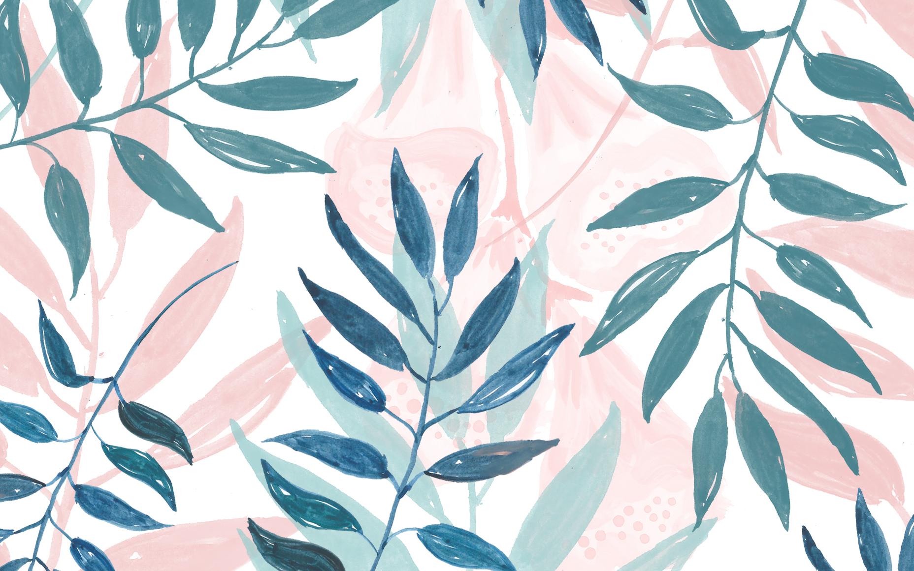 Pastel Leaf Wallpapers - Top Free Pastel Leaf Backgrounds - WallpaperAccess