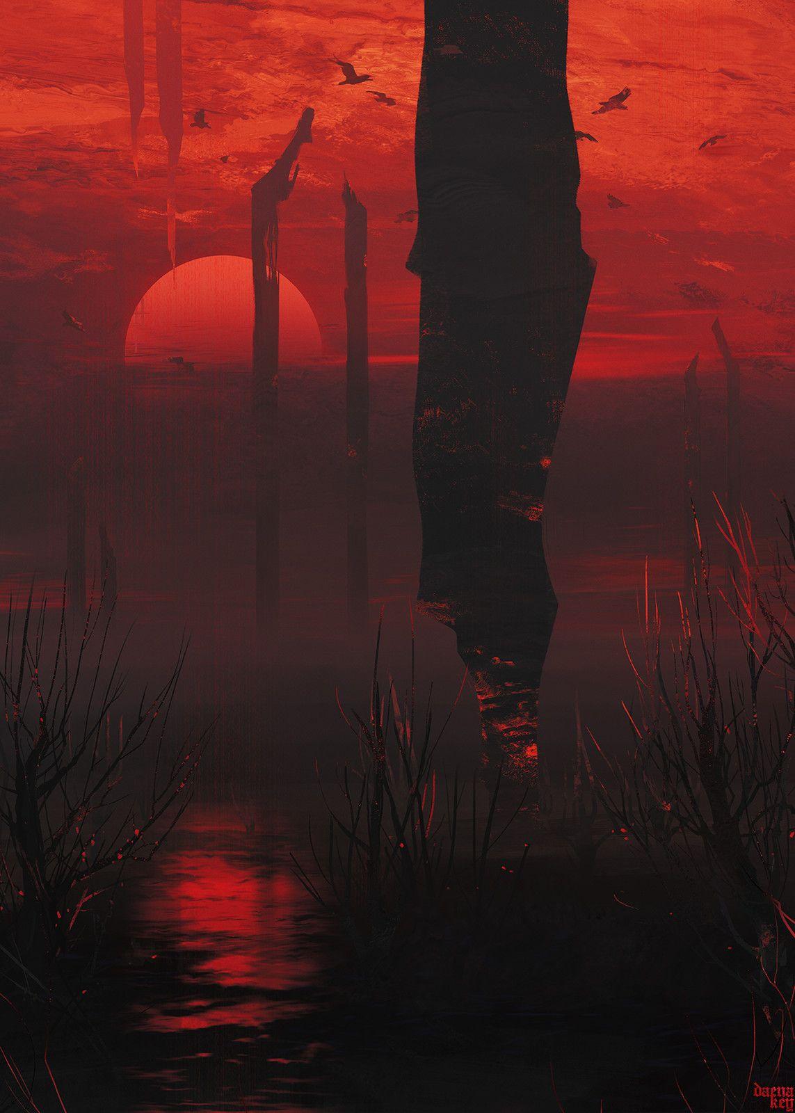 Creepy Red Aesthetic Wallpapers - Top Free Creepy Red Aesthetic ...