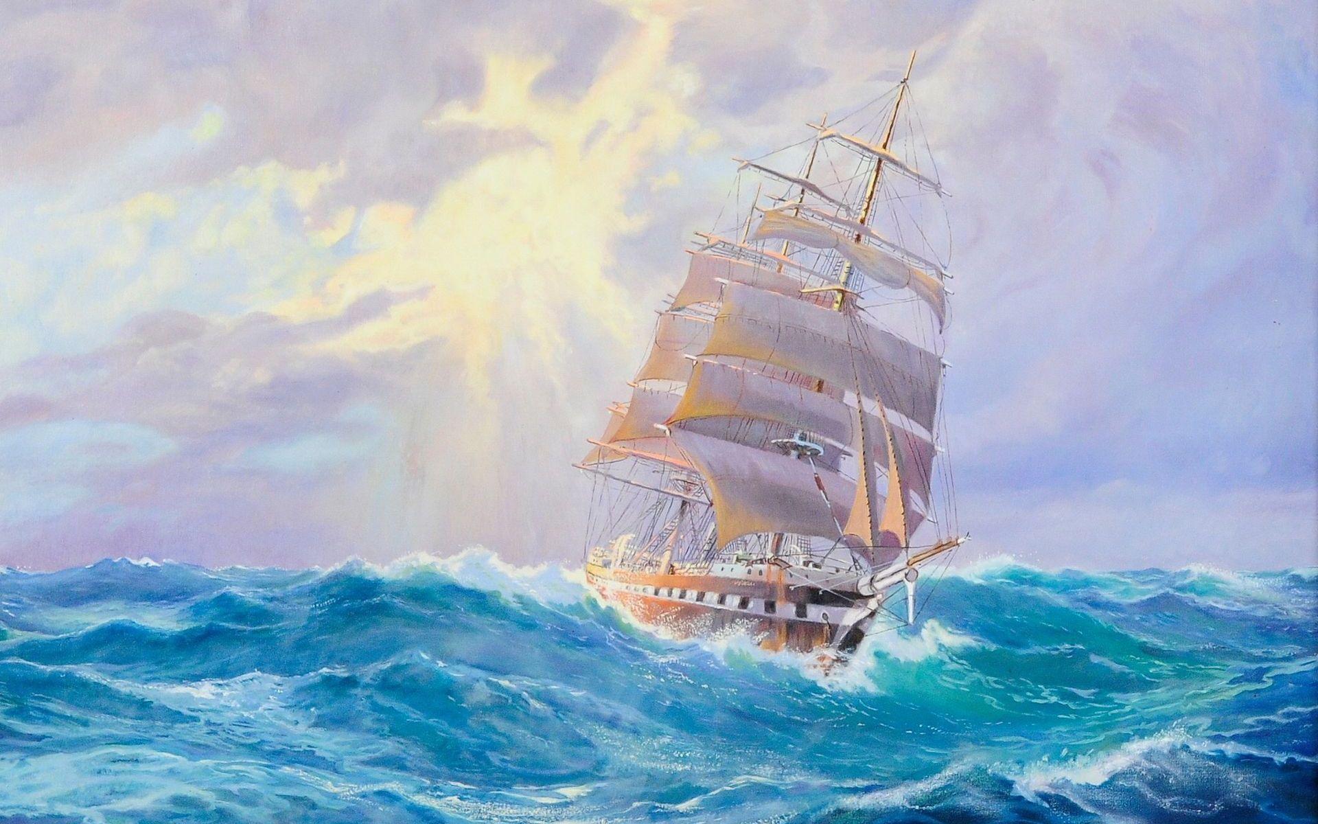 Ocean Ship Wallpapers - Top Free Ocean Ship Backgrounds - WallpaperAccess