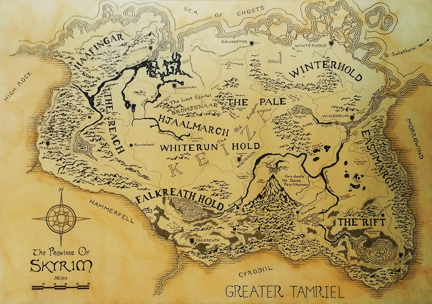 Skyrim Map Wallpapers - Top Free Skyrim Map Backgrounds - WallpaperAccess