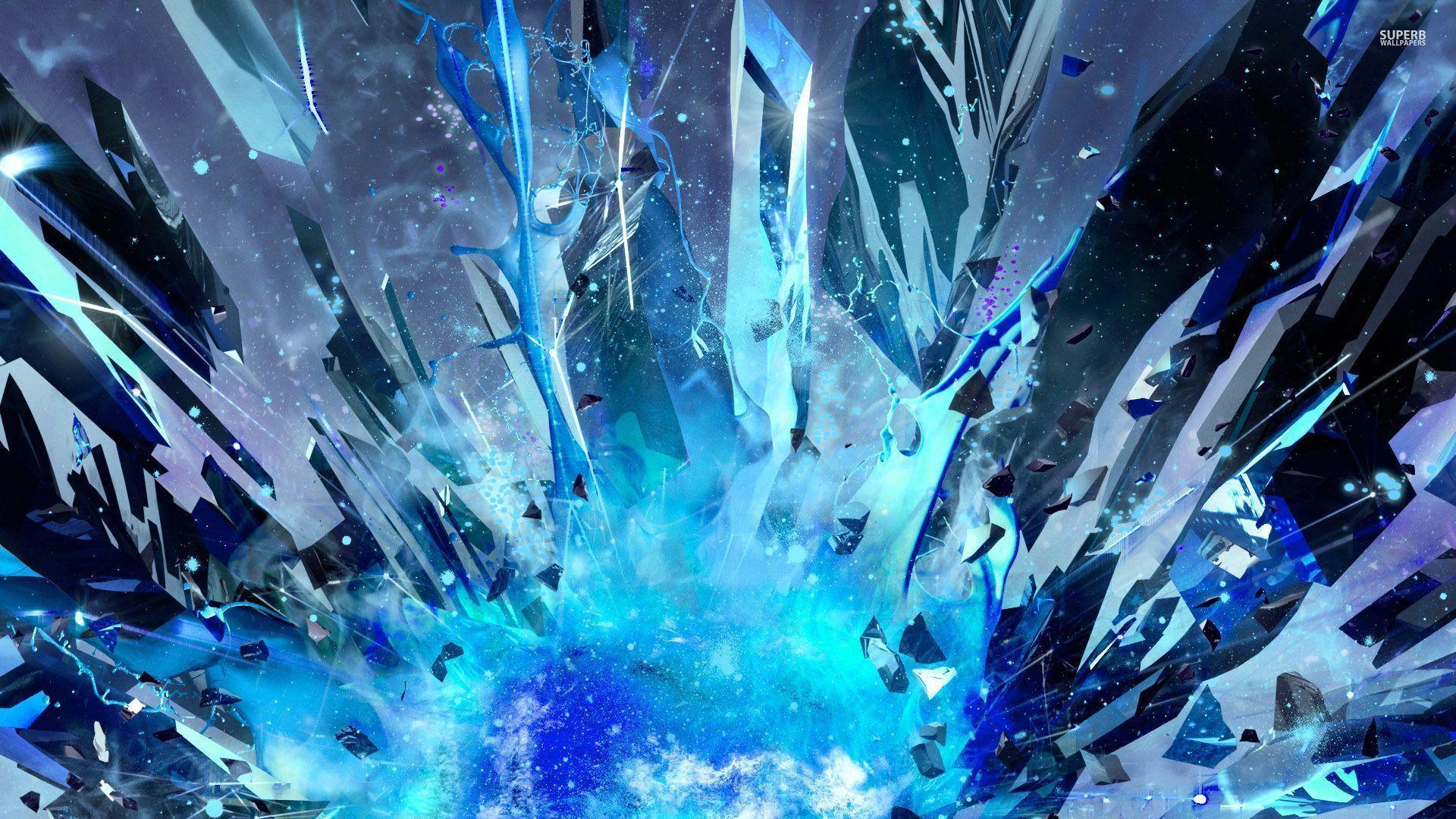Black Blue Shards Wallpapers - Top Free Black Blue Shards Backgrounds ...
