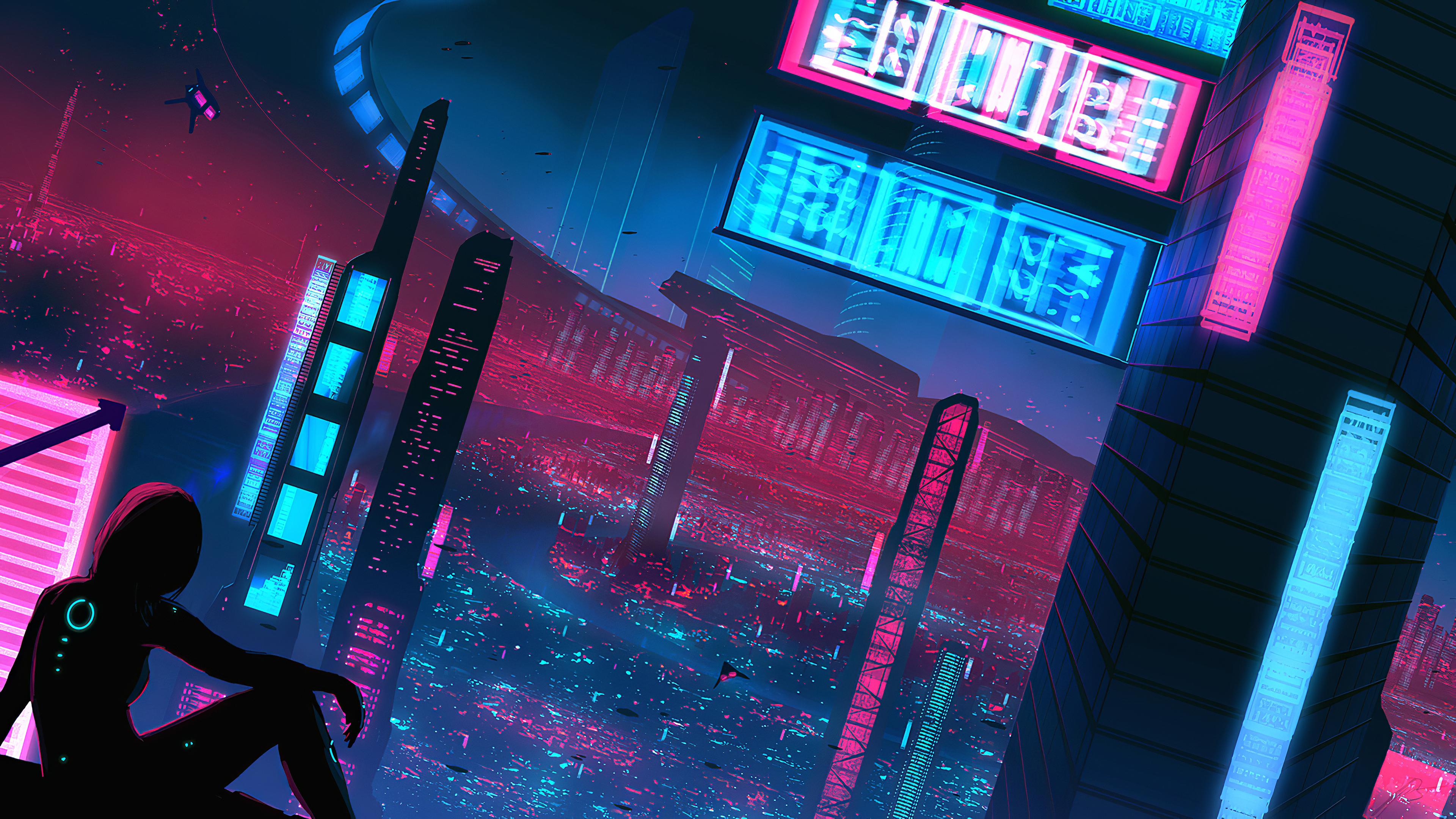 Neon Future Wallpapers - Top Free Neon Future Backgrounds - WallpaperAccess