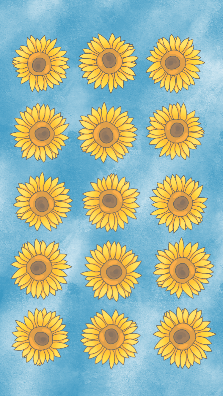 Blue Sunflower Wallpapers - Top Free Blue Sunflower Backgrounds ...