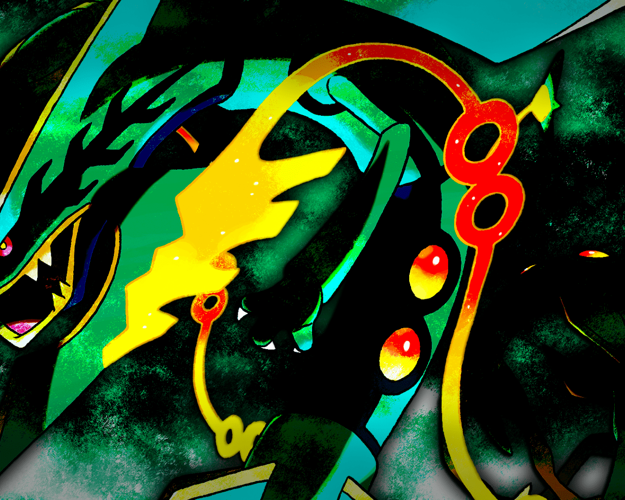 Shiny Mega Rayquaza Wallpapers - Top Free Shiny Mega Rayquaza ...