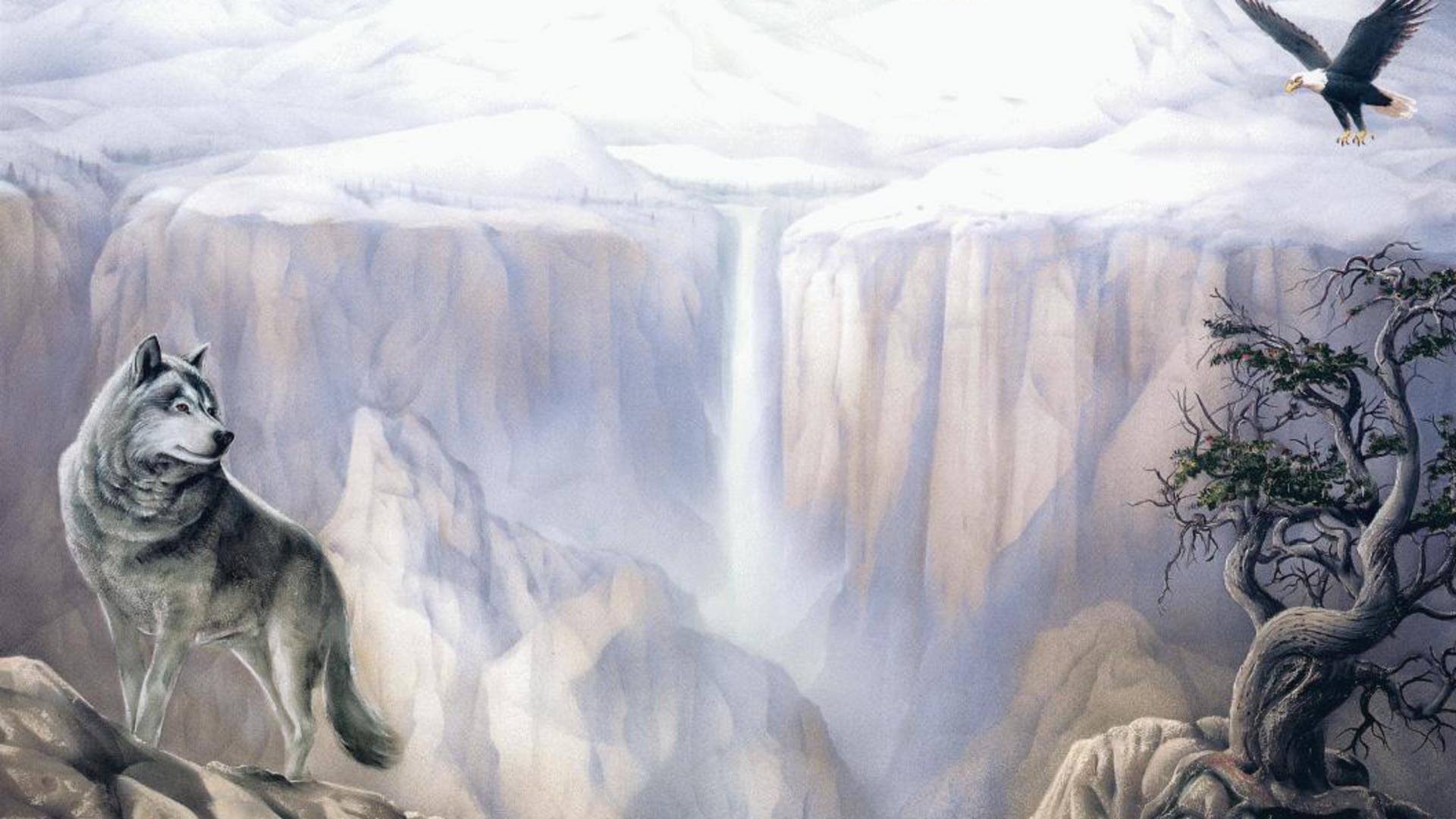 Wolf and Eagle Wallpapers - Top Free Wolf and Eagle Backgrounds ...