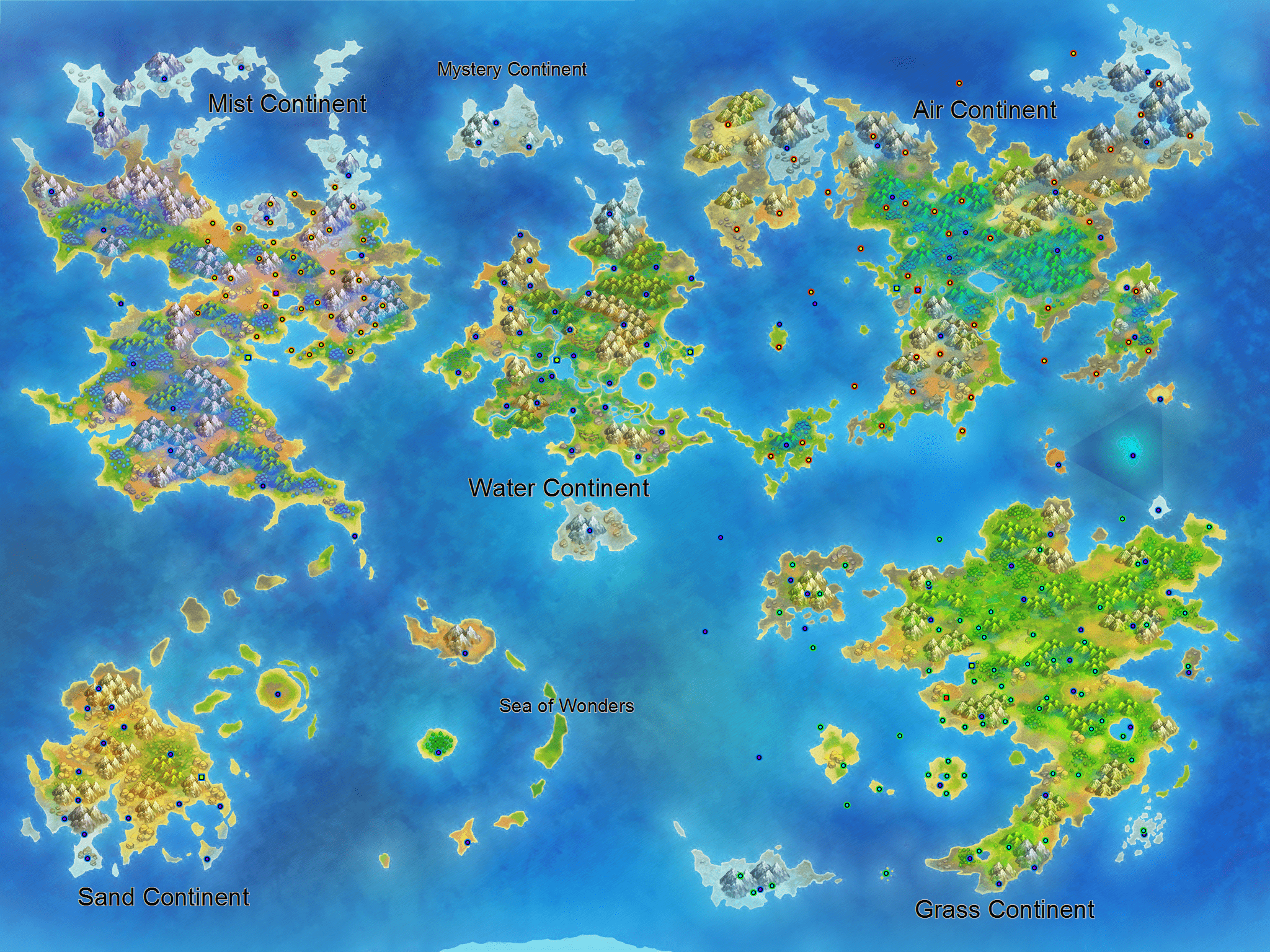 Pokemon Map Wallpapers - Top Free Pokemon Map Backgrounds - WallpaperAccess
