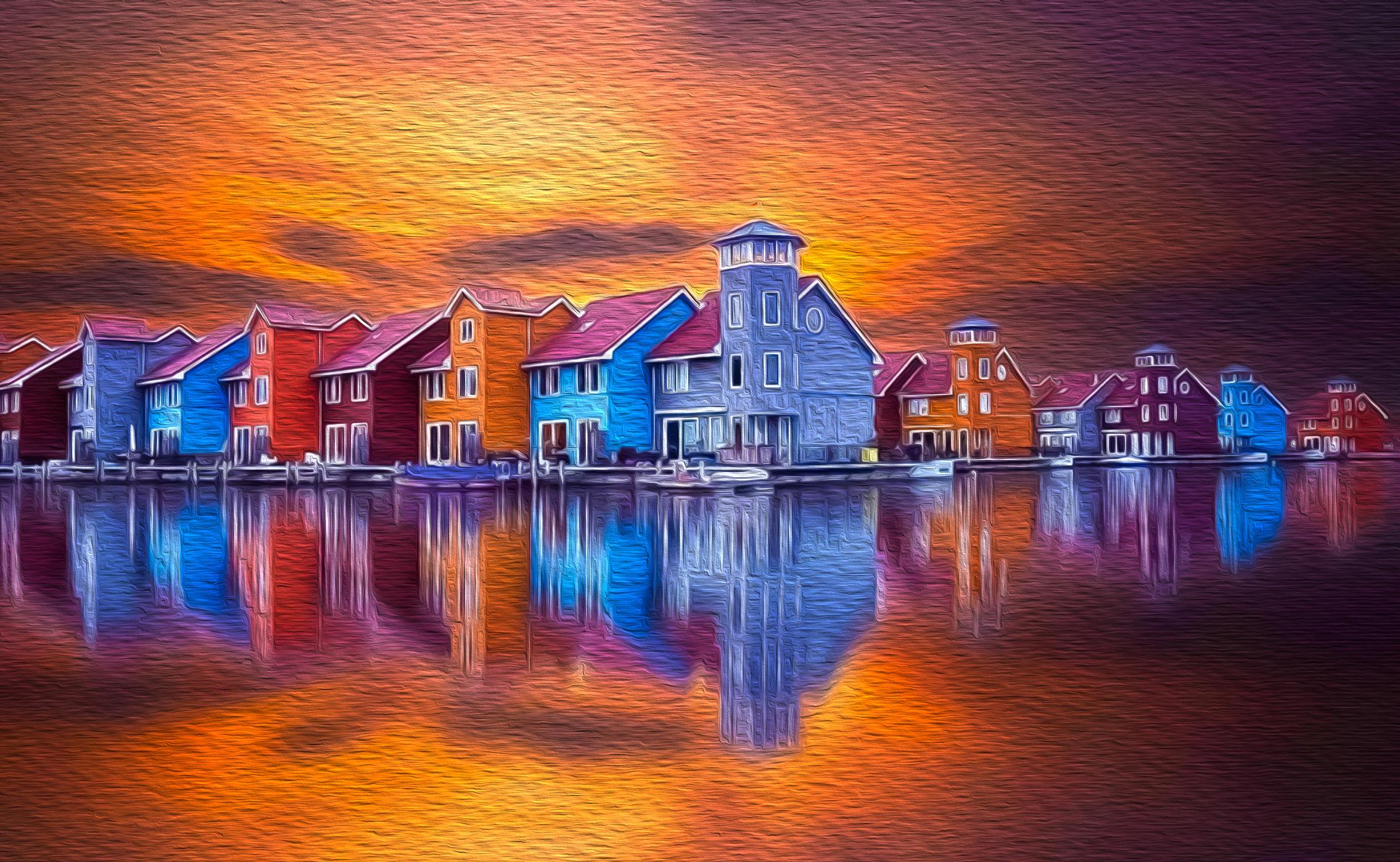 Colorful House Wallpapers - Top Free Colorful House Backgrounds ...