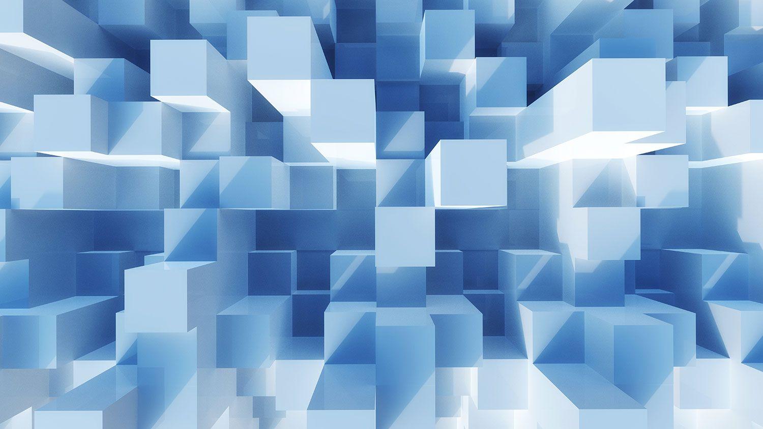 Blue Cubes Wallpapers - Top Free Blue Cubes Backgrounds - WallpaperAccess
