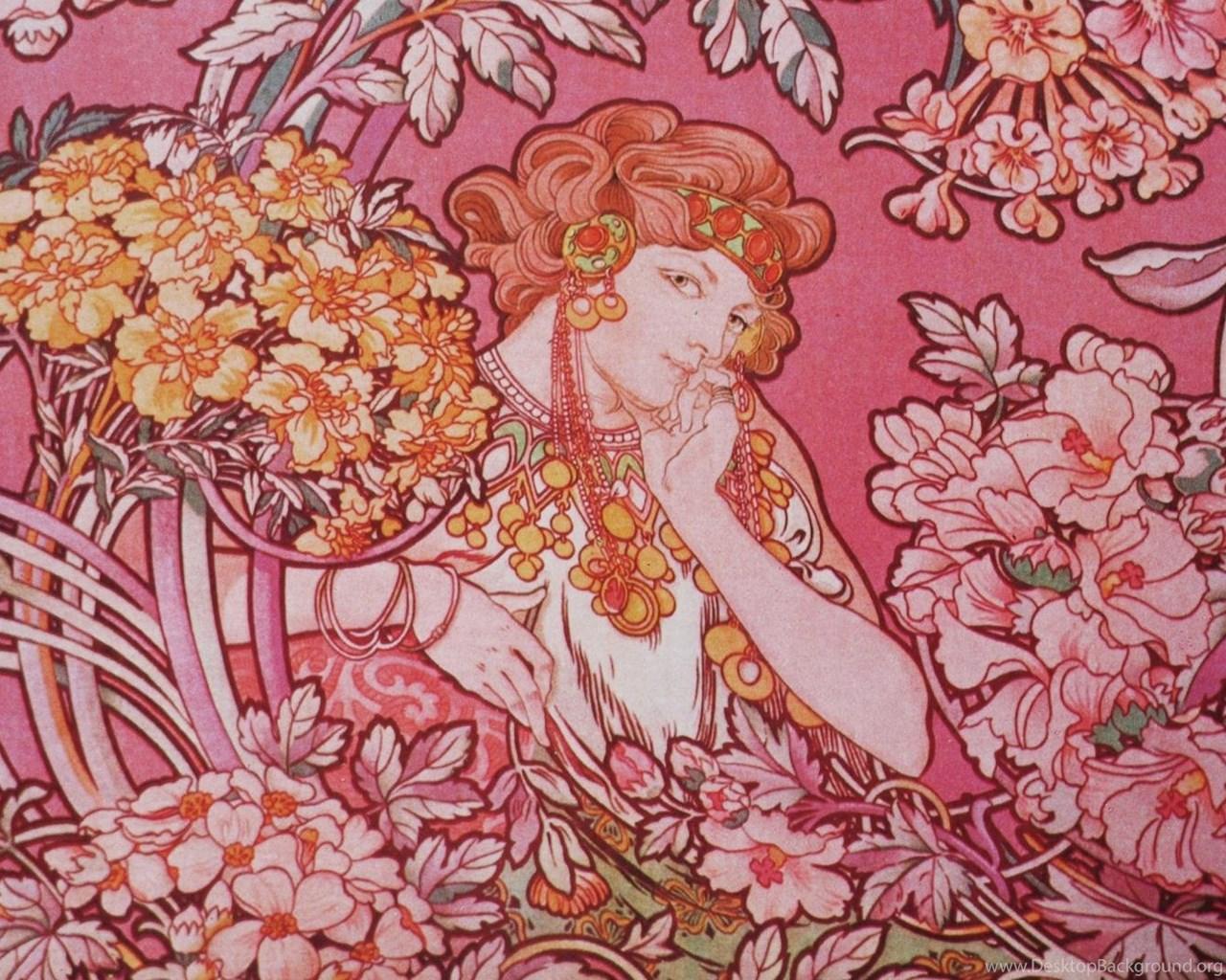 Alphonse Mucha Art Wallpapers - Top Free Alphonse Mucha Art Backgrounds ...