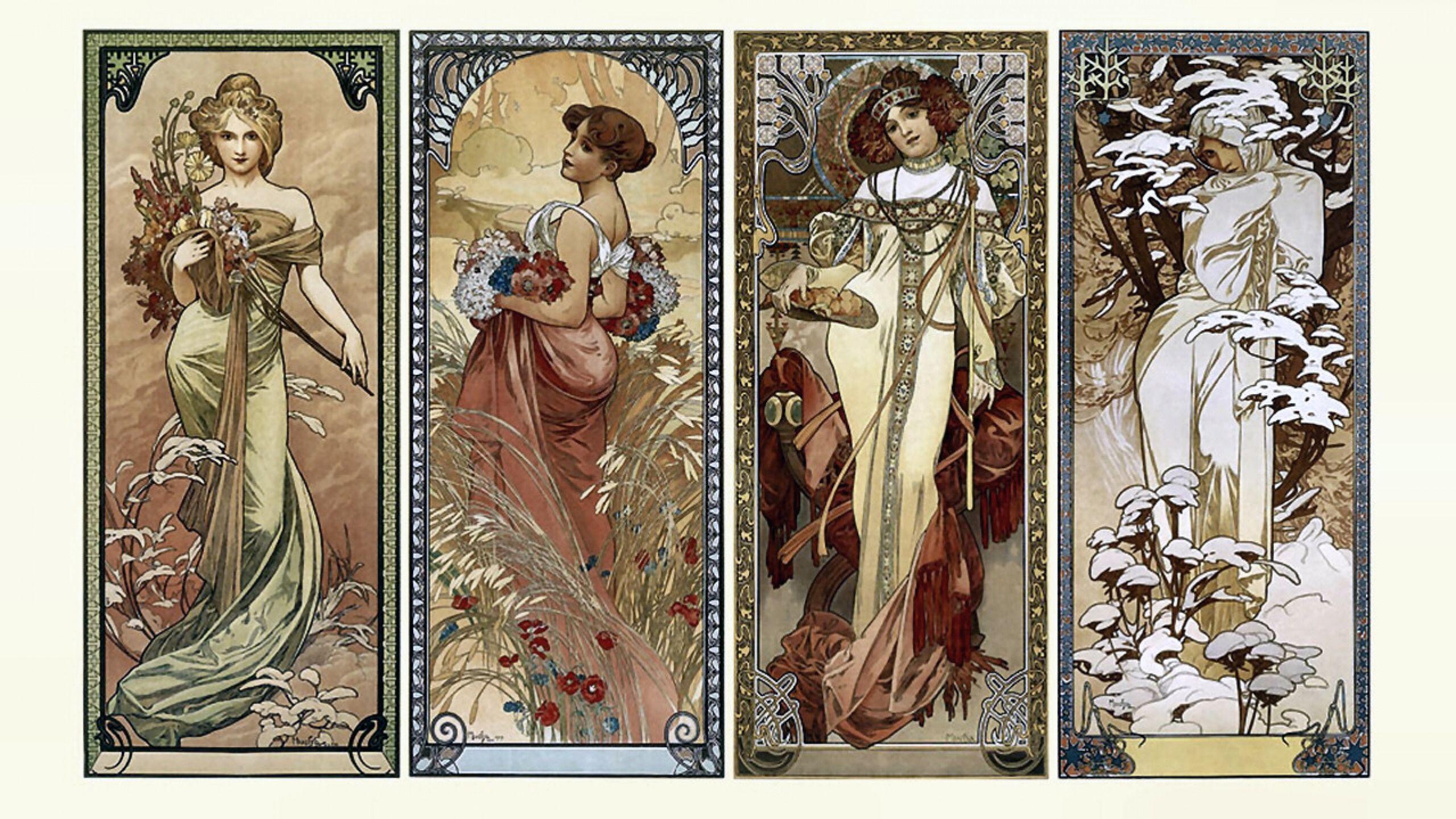 Alphonse Mucha Art Wallpapers - Top Free Alphonse Mucha Art Backgrounds ...