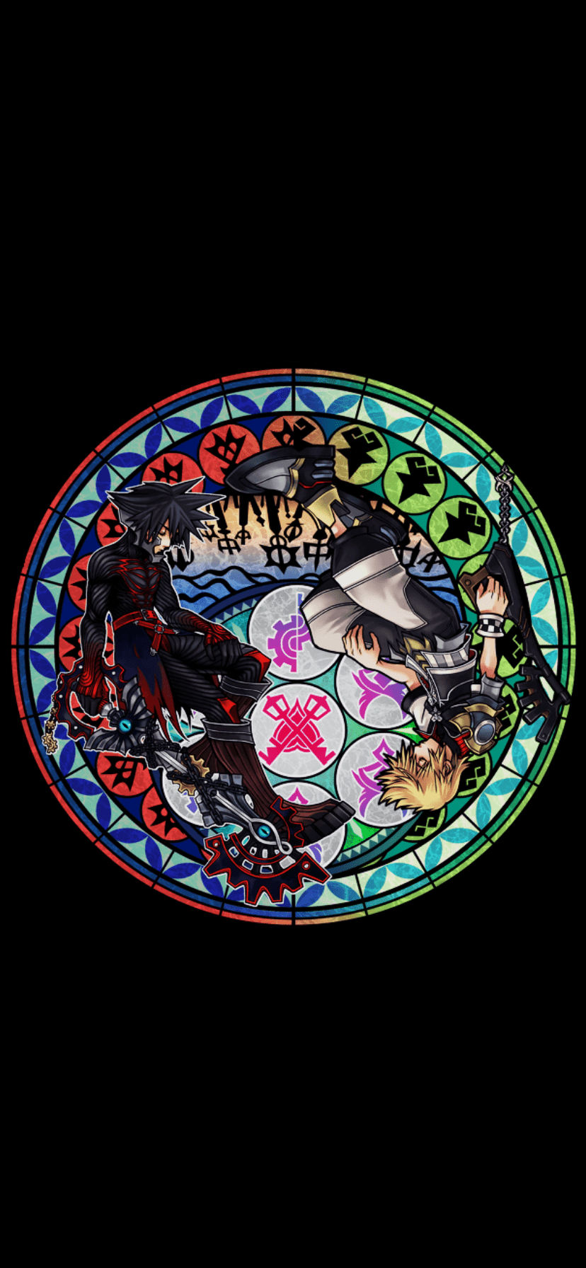 Kingdom Hearts Stained Glass Wallpapers - Top Free Kingdom Hearts ...