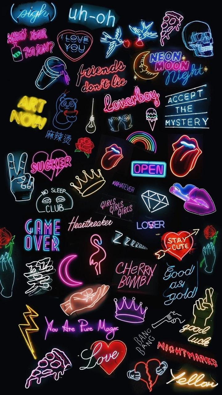 Chill Neon Wallpapers - Top Free Chill Neon Backgrounds - WallpaperAccess