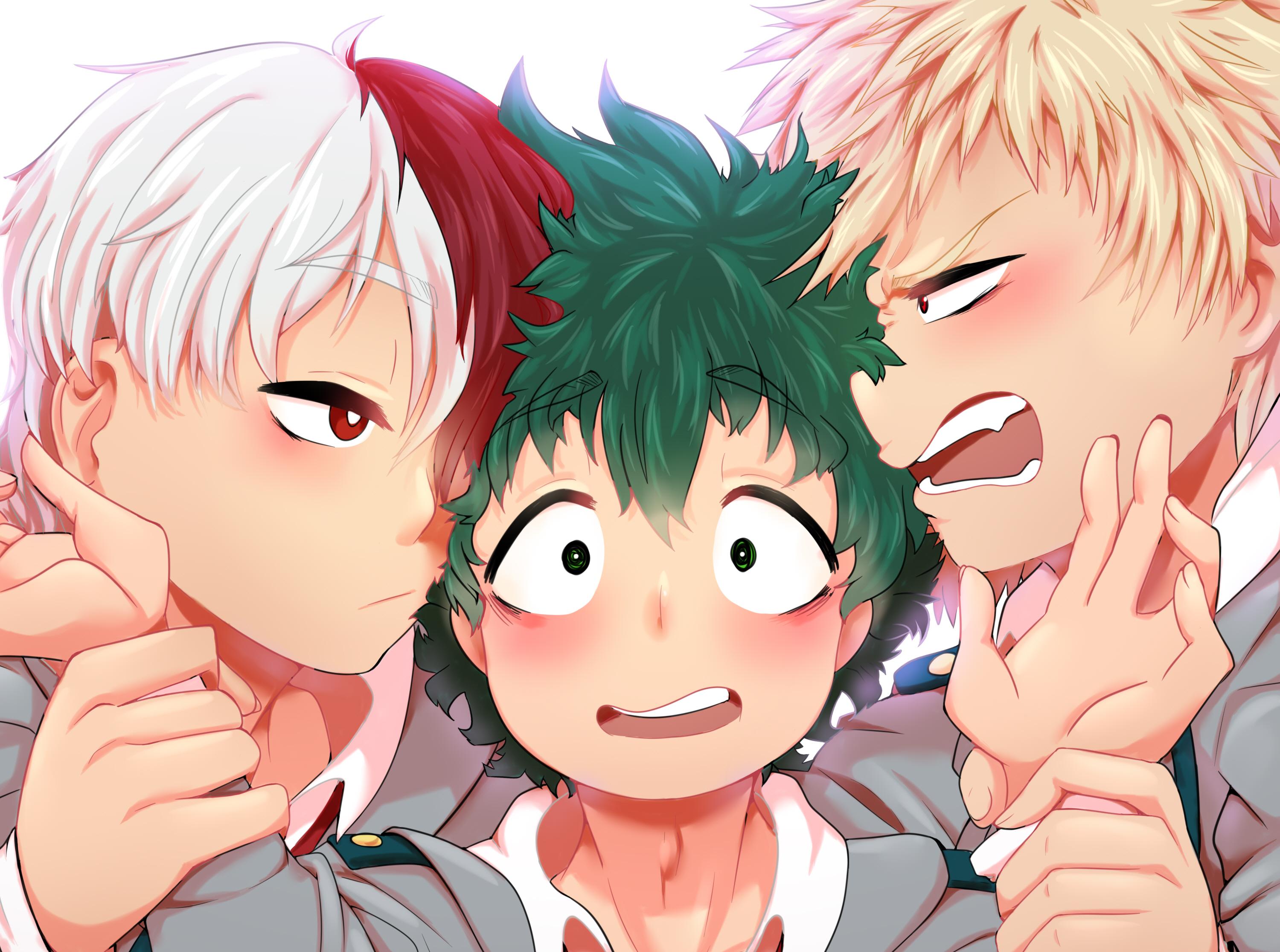 Deku Todoroki and Bakugo Wallpapers - Top Free Deku Todoroki and Bakugo ...