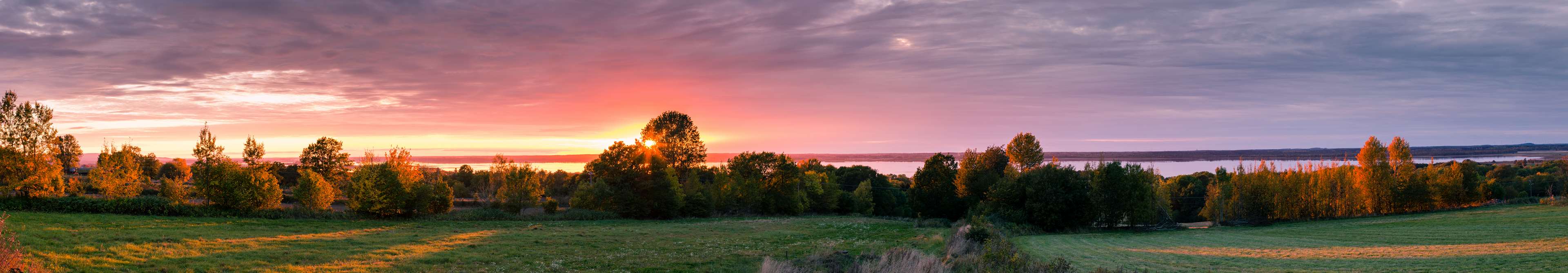 Autumn Sunset Panoramic Wallpapers - Top Free Autumn Sunset Panoramic ...