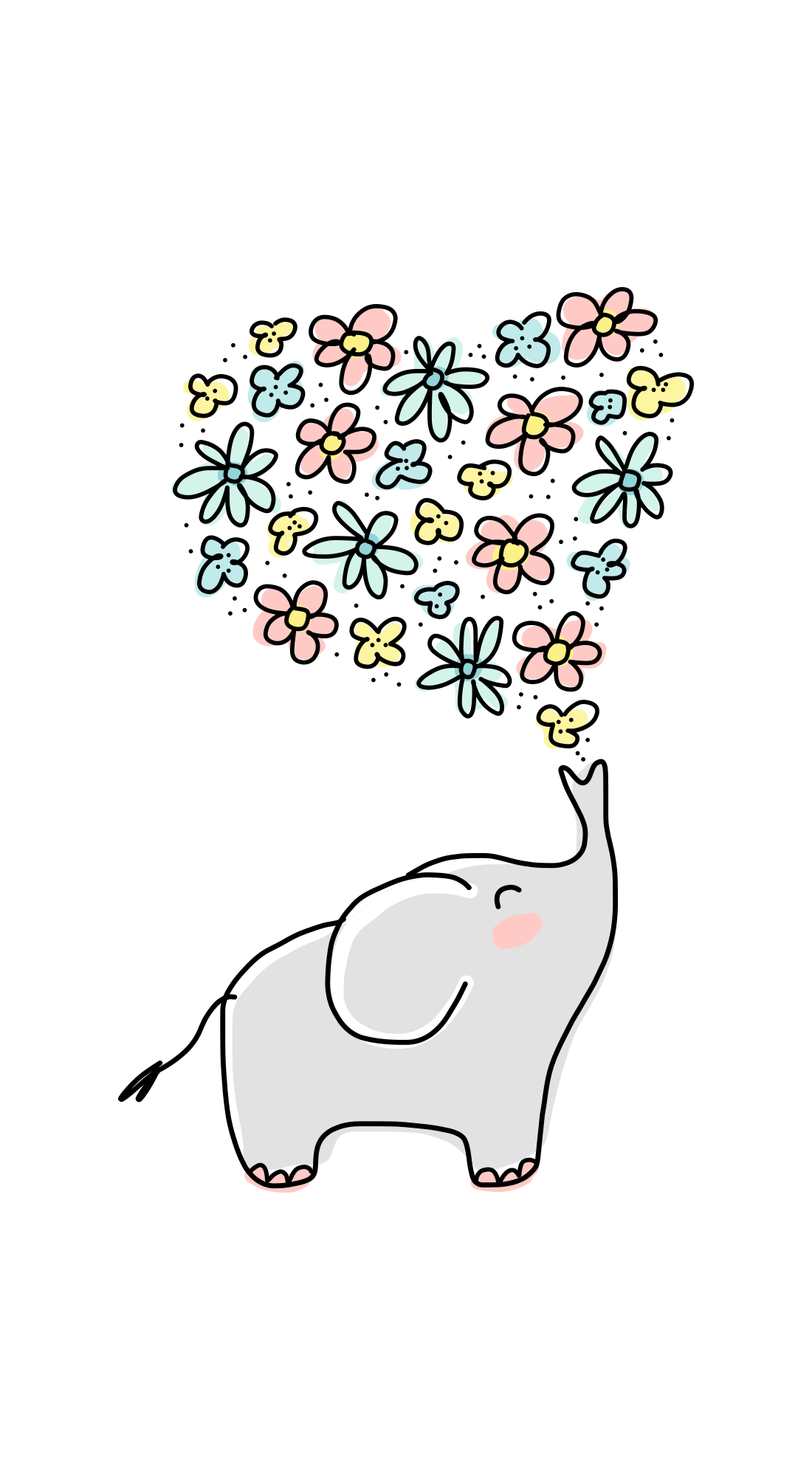 Simple Elephant Wallpapers - Top Free Simple Elephant Backgrounds ...