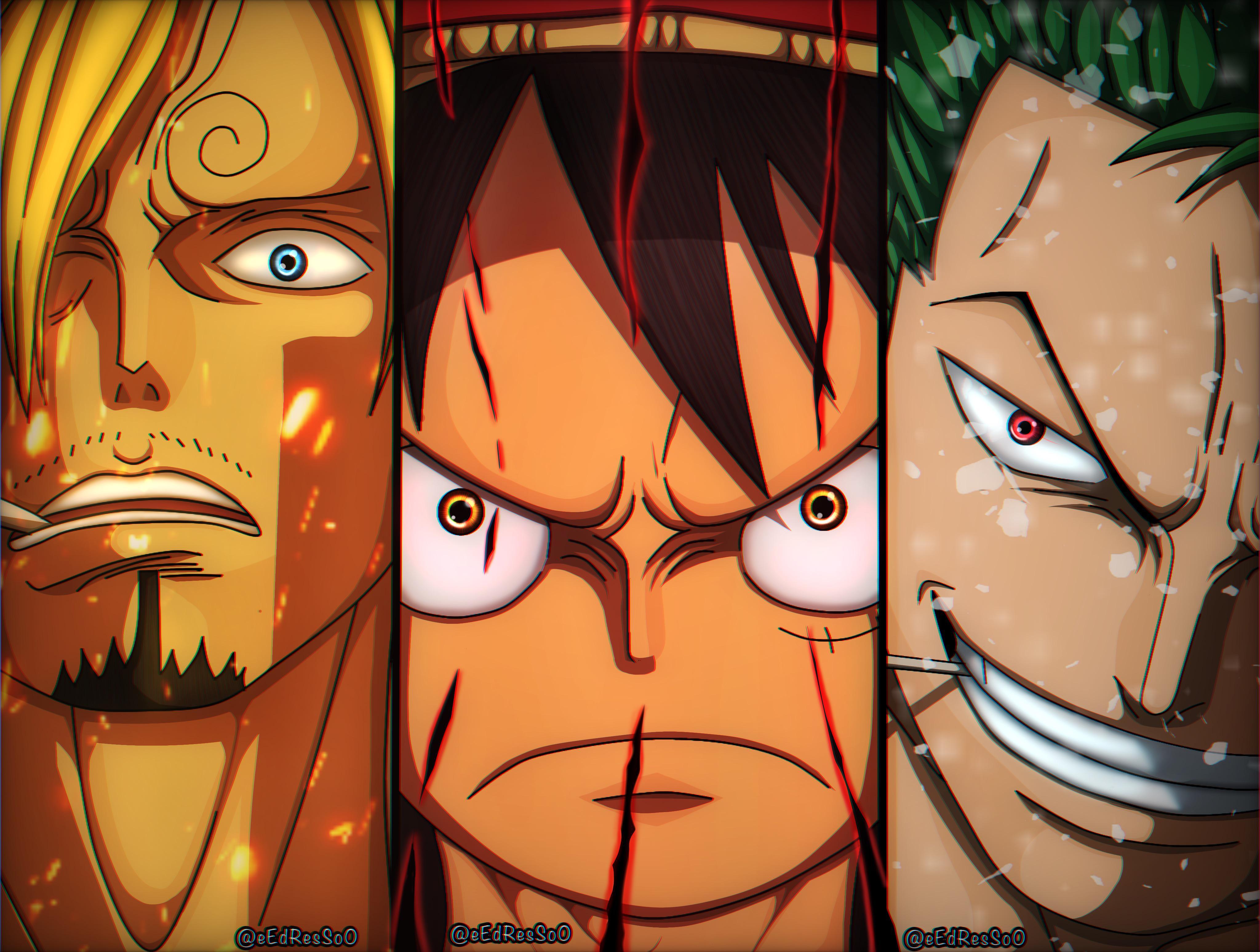 One Piece Trio Wallpapers - Top Free One Piece Trio Backgrounds ...