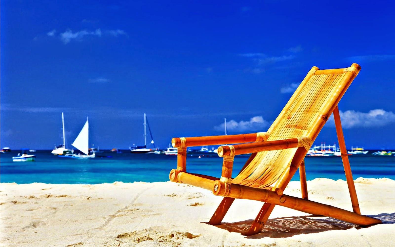 Summer Beach Chair Desktop Wallpapers - Top Free Summer Beach Chair ...