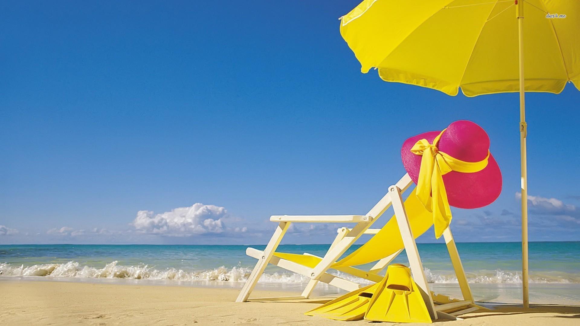Summer Beach Chair Desktop Wallpapers - Top Free Summer Beach Chair ...
