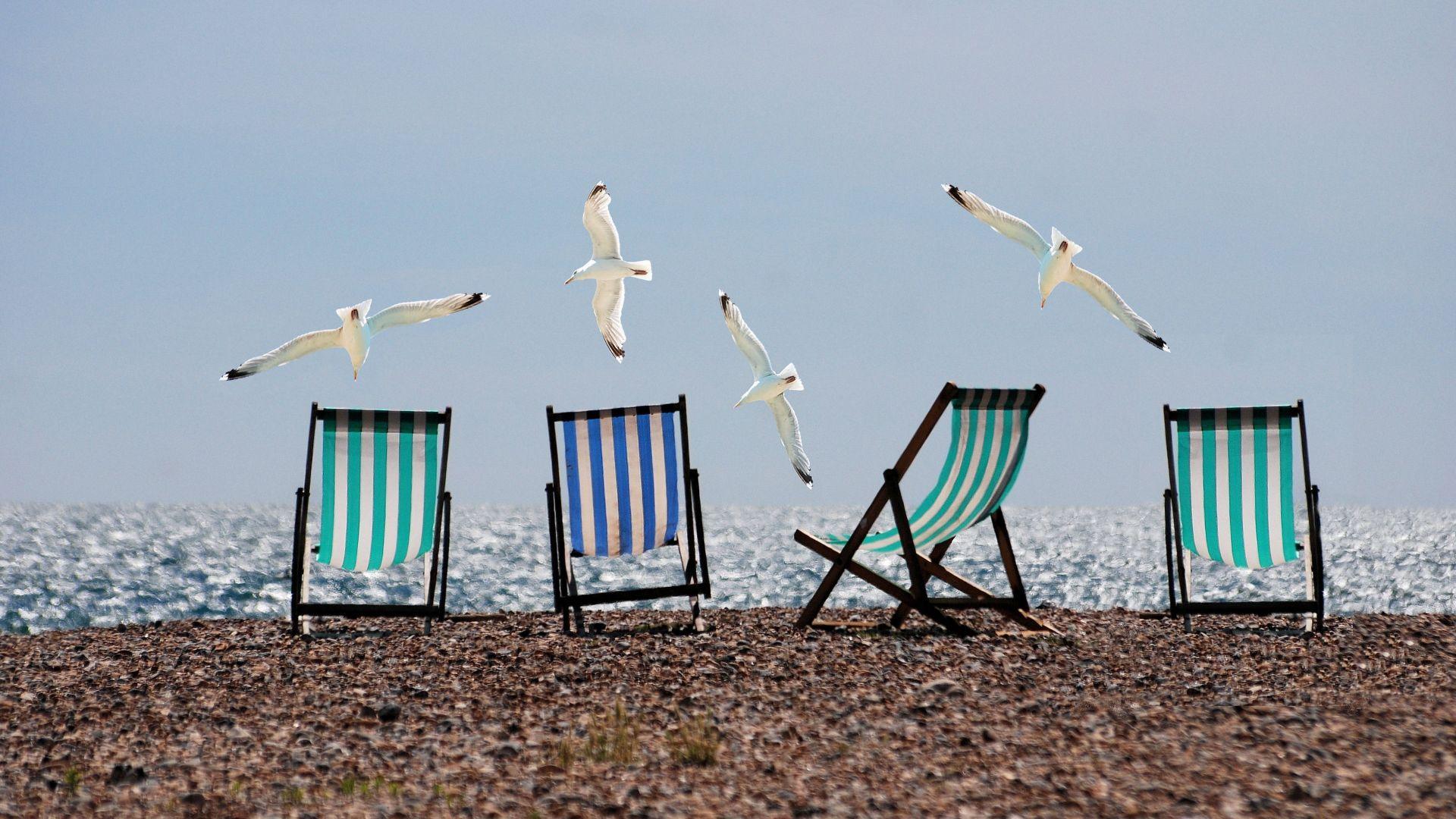 Summer Beach Chair Desktop Wallpapers - Top Free Summer Beach Chair ...