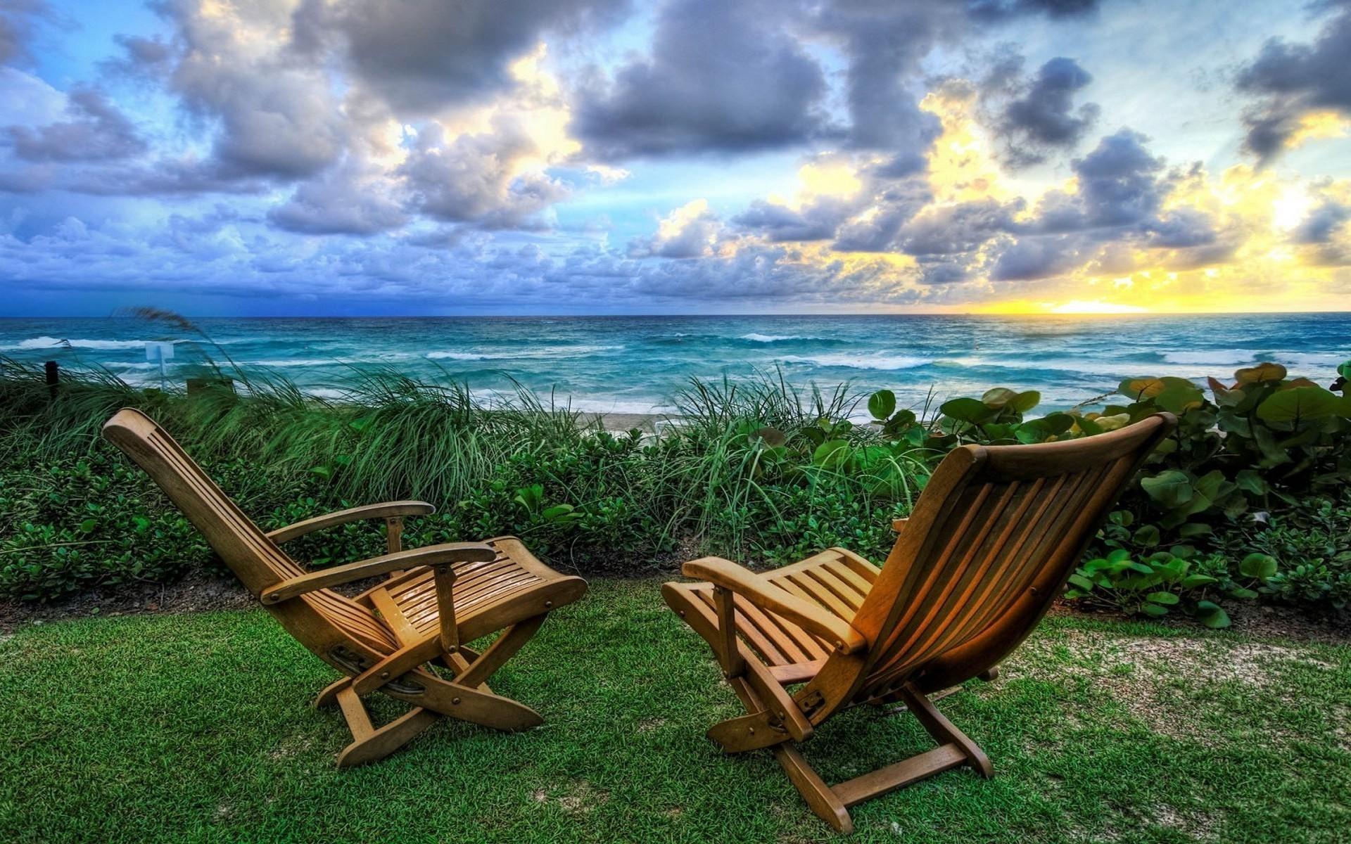 Summer Beach Chair Desktop Wallpapers - Top Free Summer Beach Chair ...