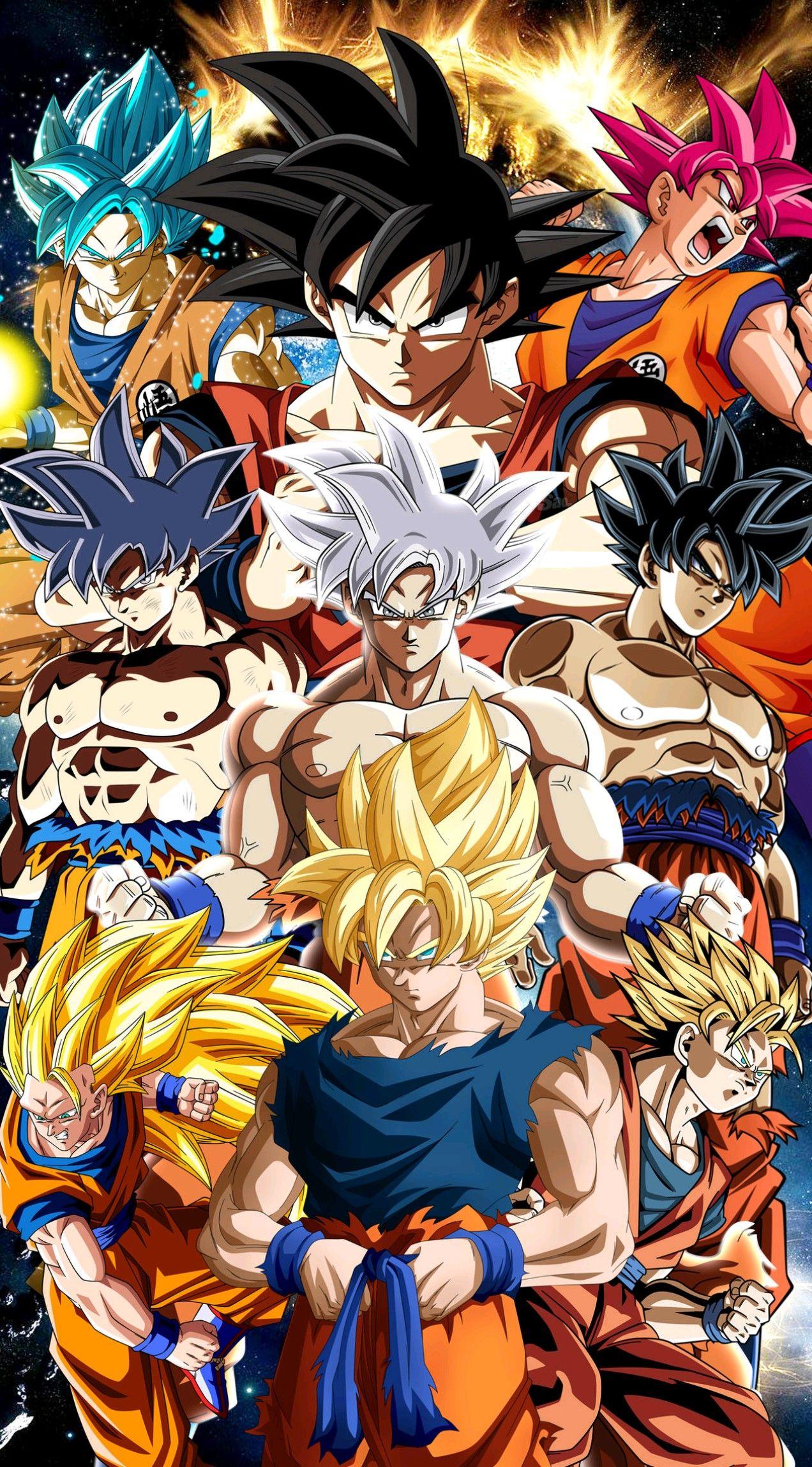 Goku Forms Wallpapers - Top Free Goku Forms Backgrounds - WallpaperAccess