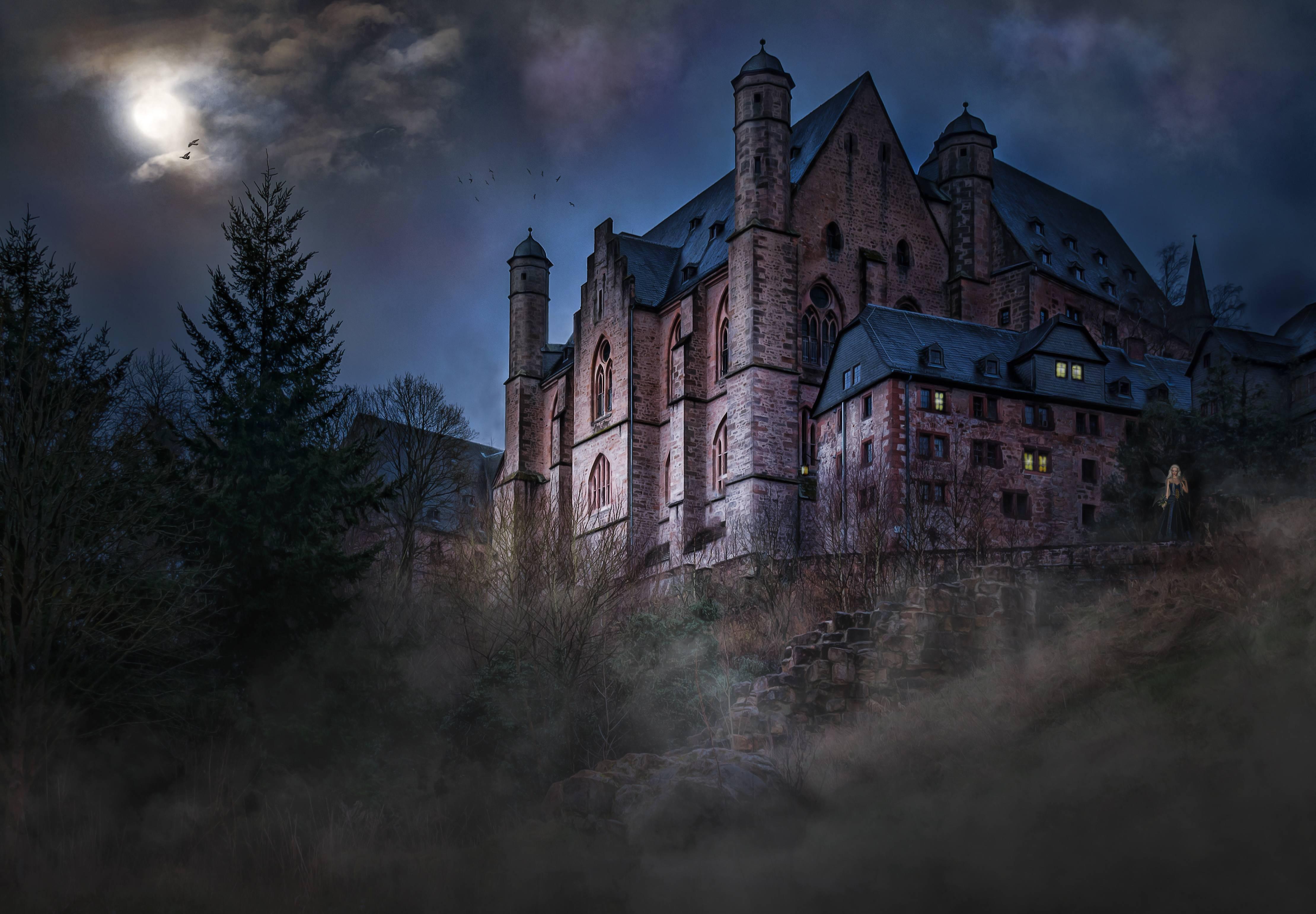 Spooky Castle Wallpapers - Top Free Spooky Castle Backgrounds ...