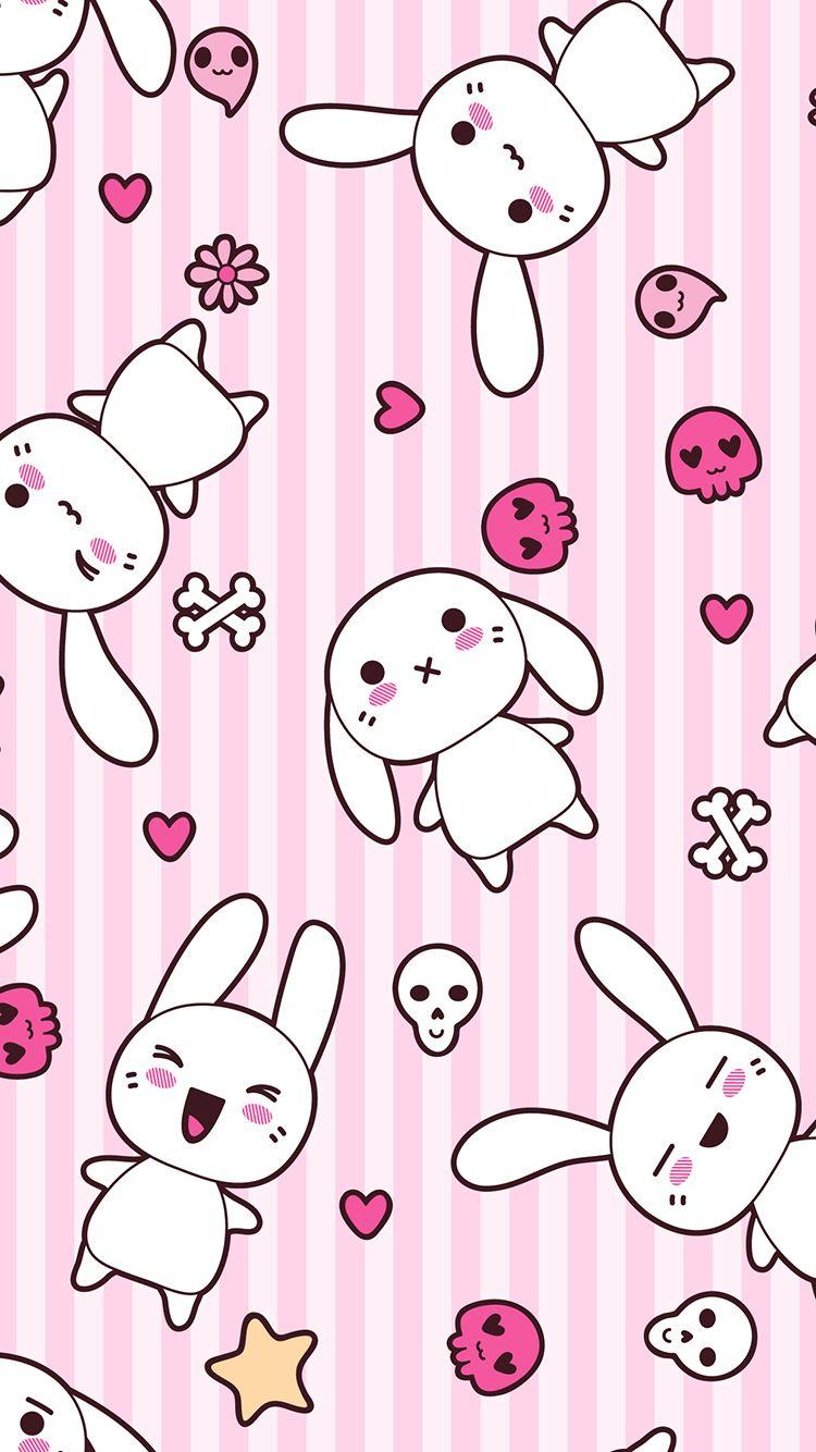 Cute Pink Bunny Wallpapers - Top Free Cute Pink Bunny Backgrounds ...