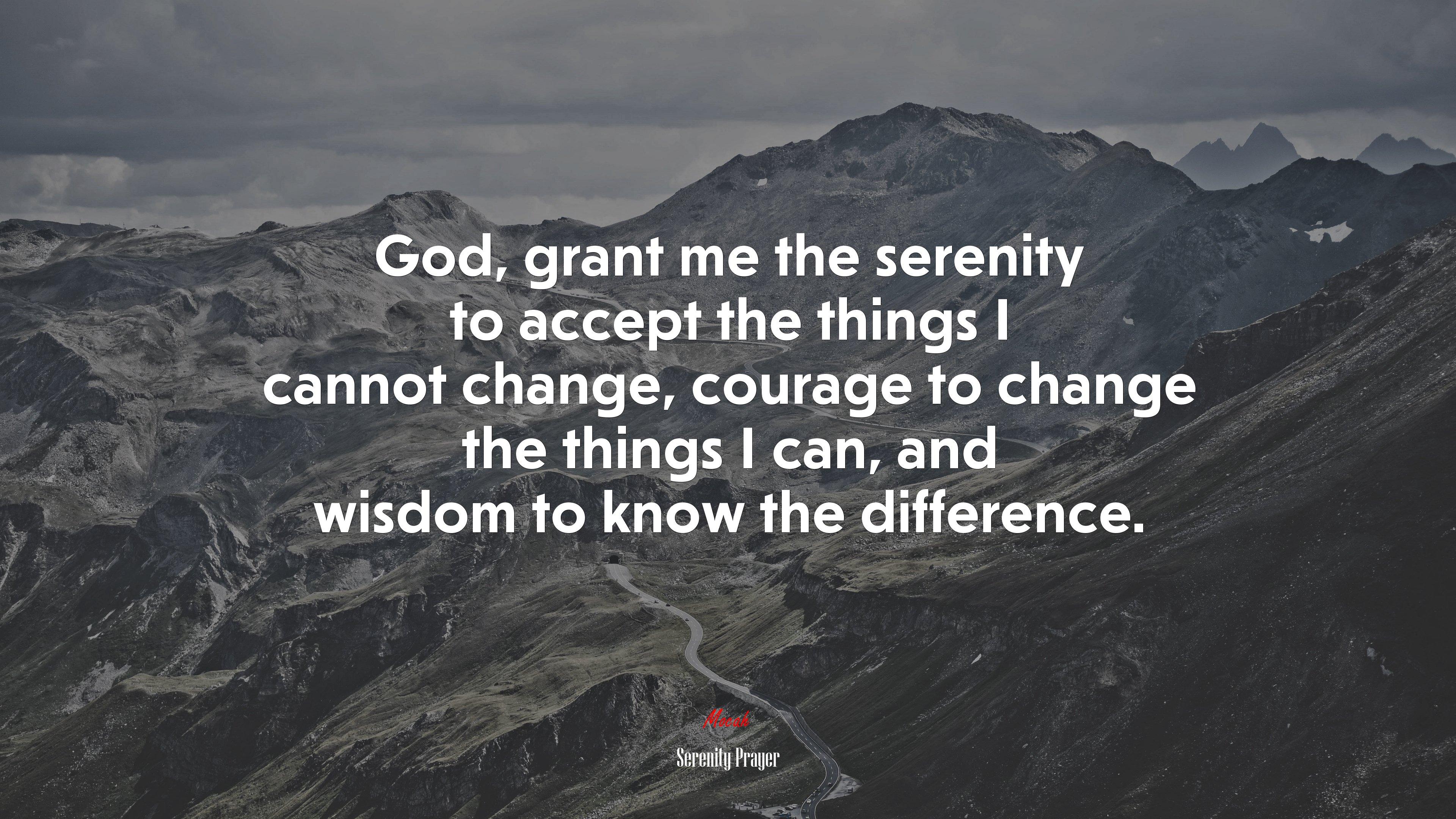 Serenity Prayer Wallpapers - Top Free Serenity Prayer Backgrounds - WallpaperAccess
