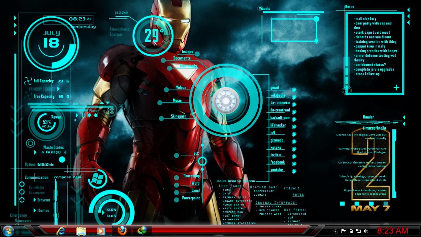 Jarvis Computer Wallpapers - Top Free Jarvis Computer Backgrounds ...