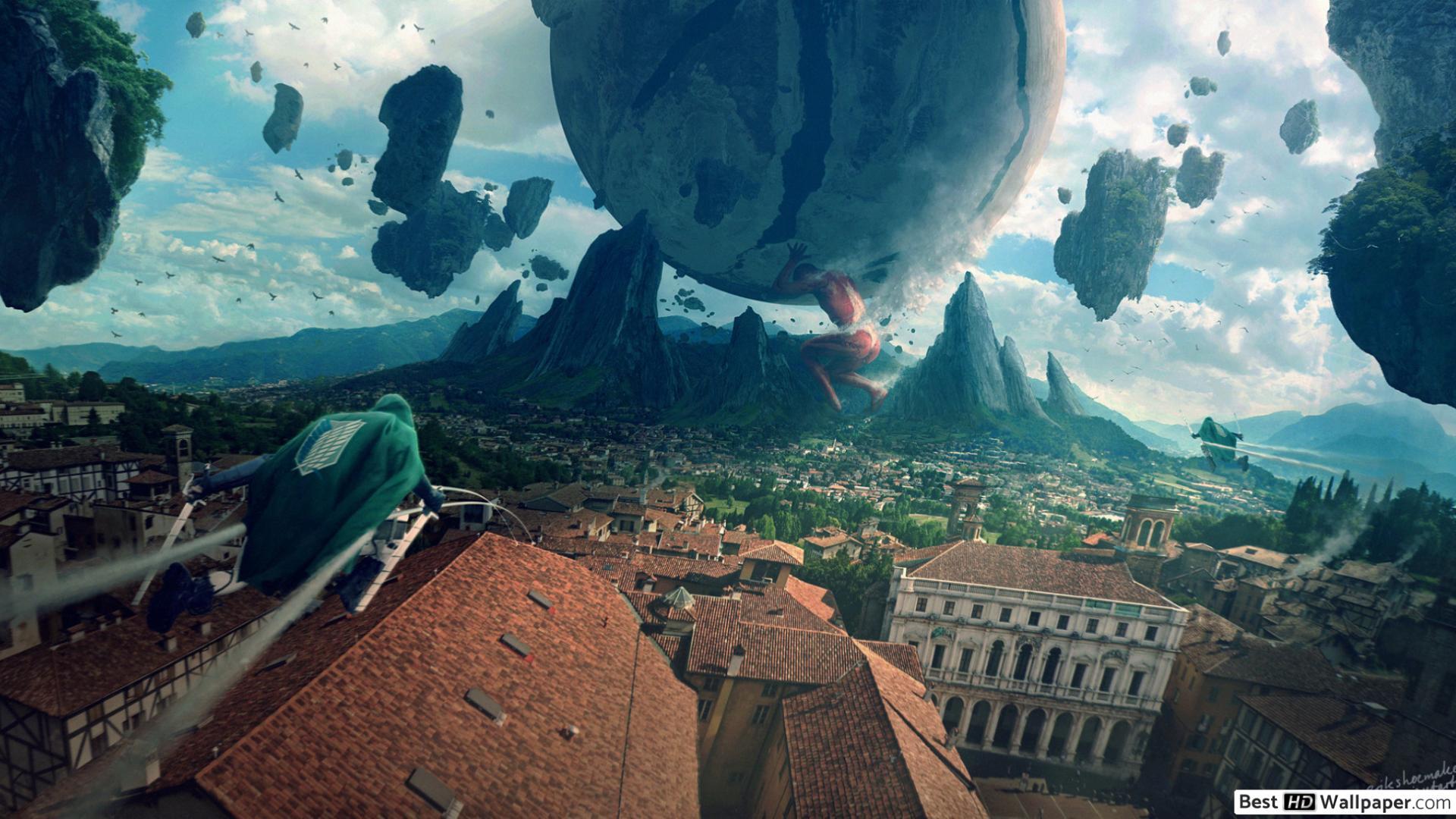 Attack On Titan Scenery Wallpapers - Top Free Attack On Titan Scenery ...