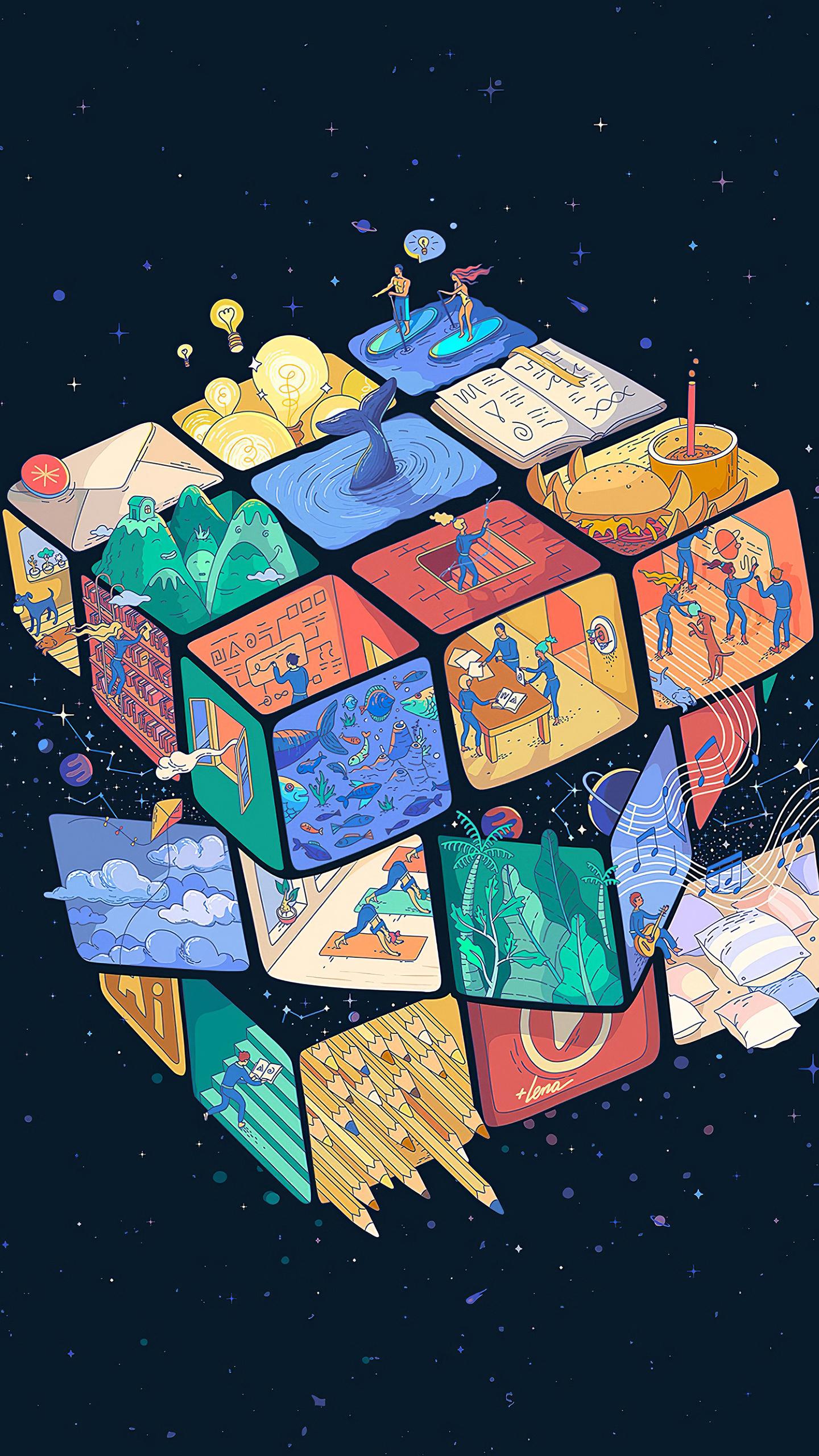 Cube Phone Wallpapers - Top Free Cube Phone Backgrounds - WallpaperAccess